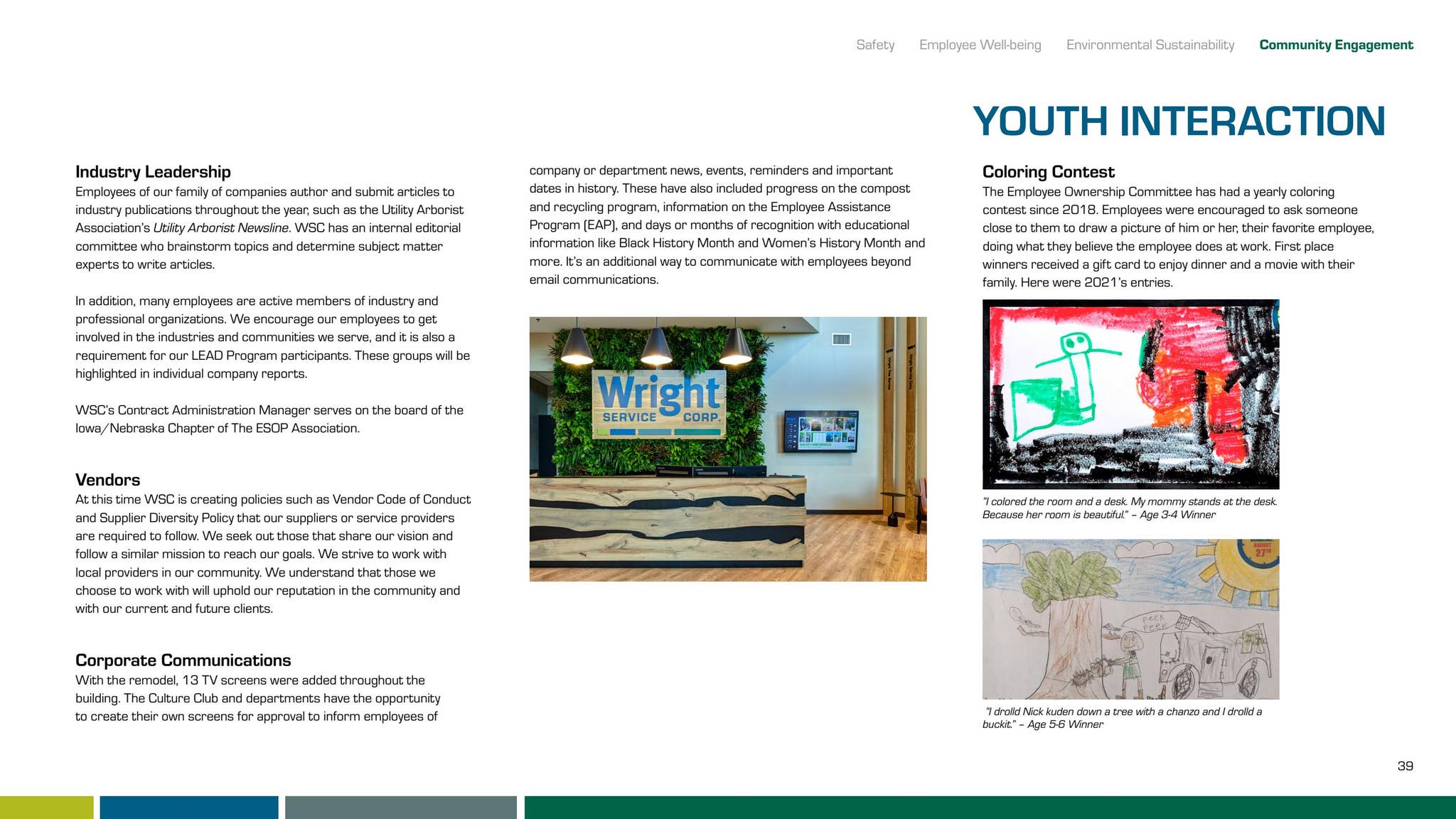 2021 Wright Service Corp. Sustainability Report by Wright Service Corp ...