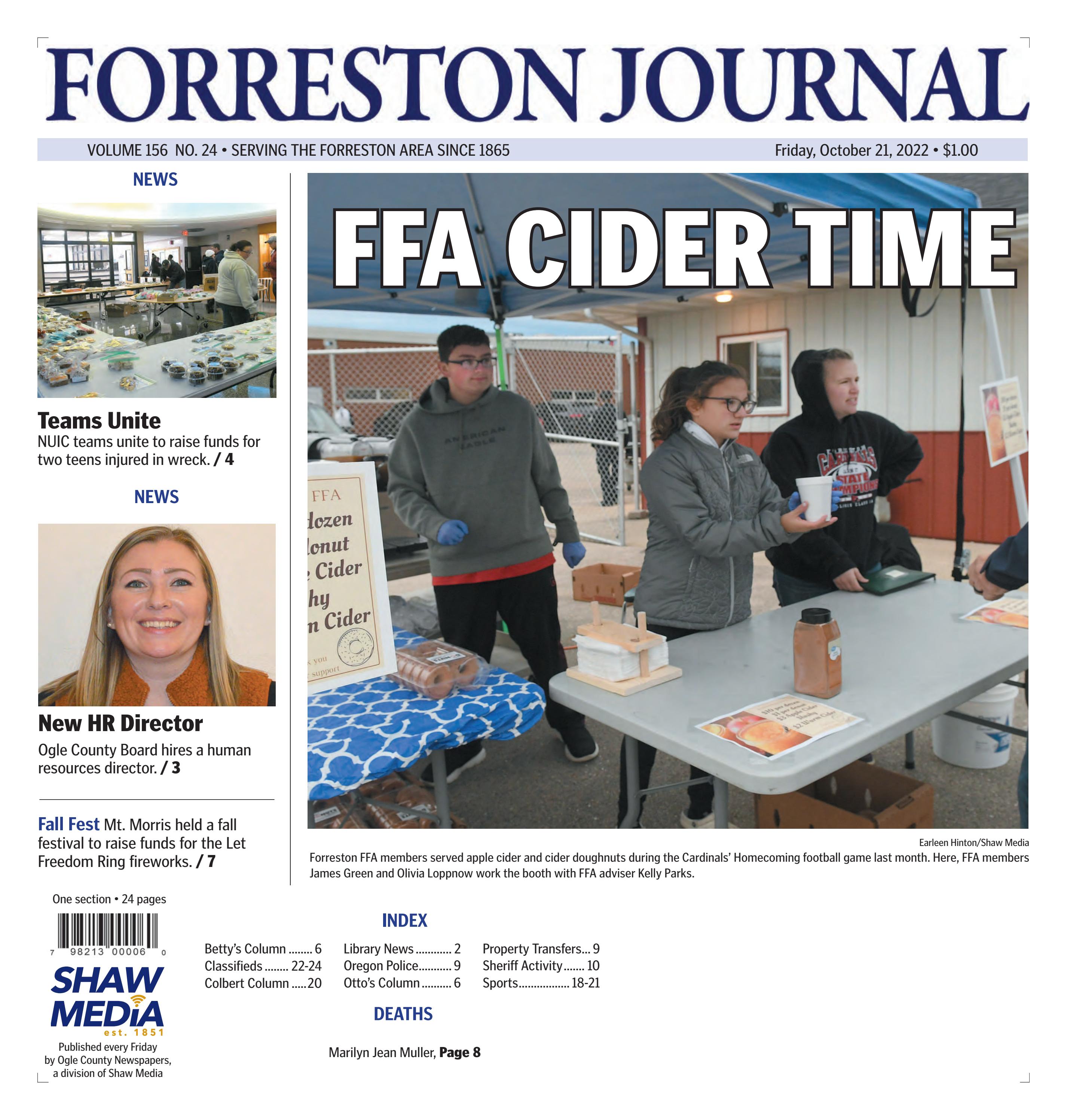 Forreston_Journal-10-21-2022 by Shaw Media - Issuu