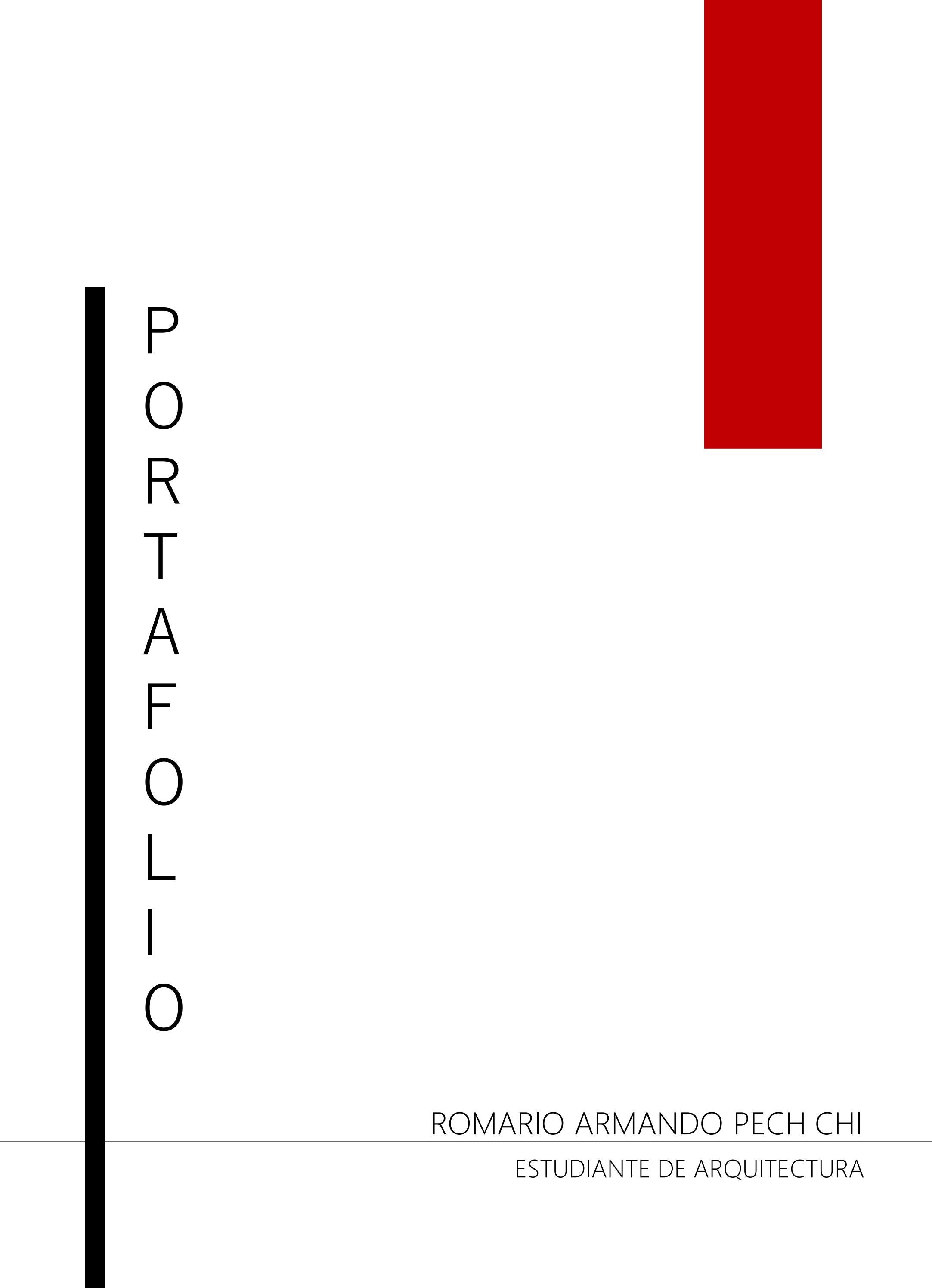 Portafolio de arquitectura / Romario Armando Pech Chi by Romario_Pech ...