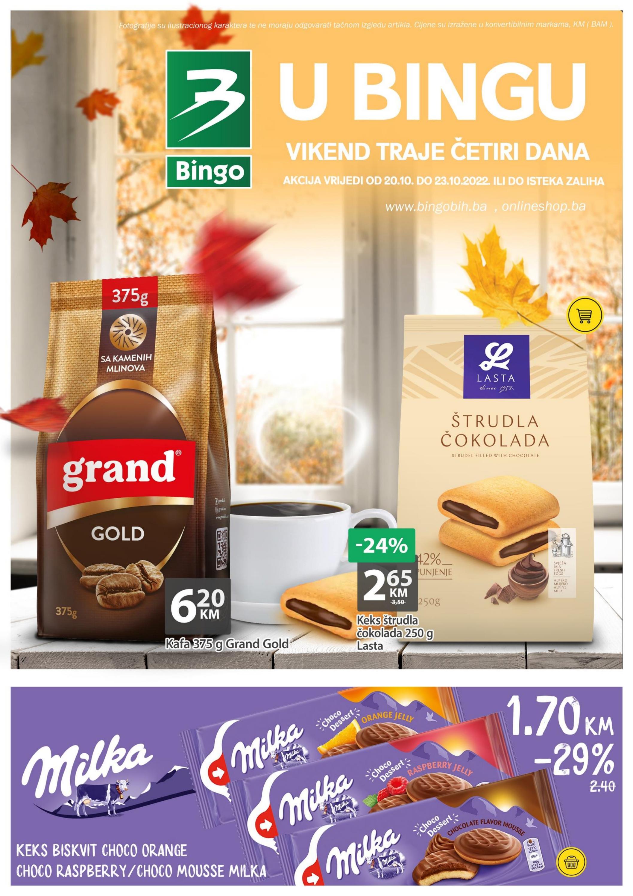 Vikend akcija 20.10-23.10.2022. RS by Bingo d.o.o. - trgovački lanac ...