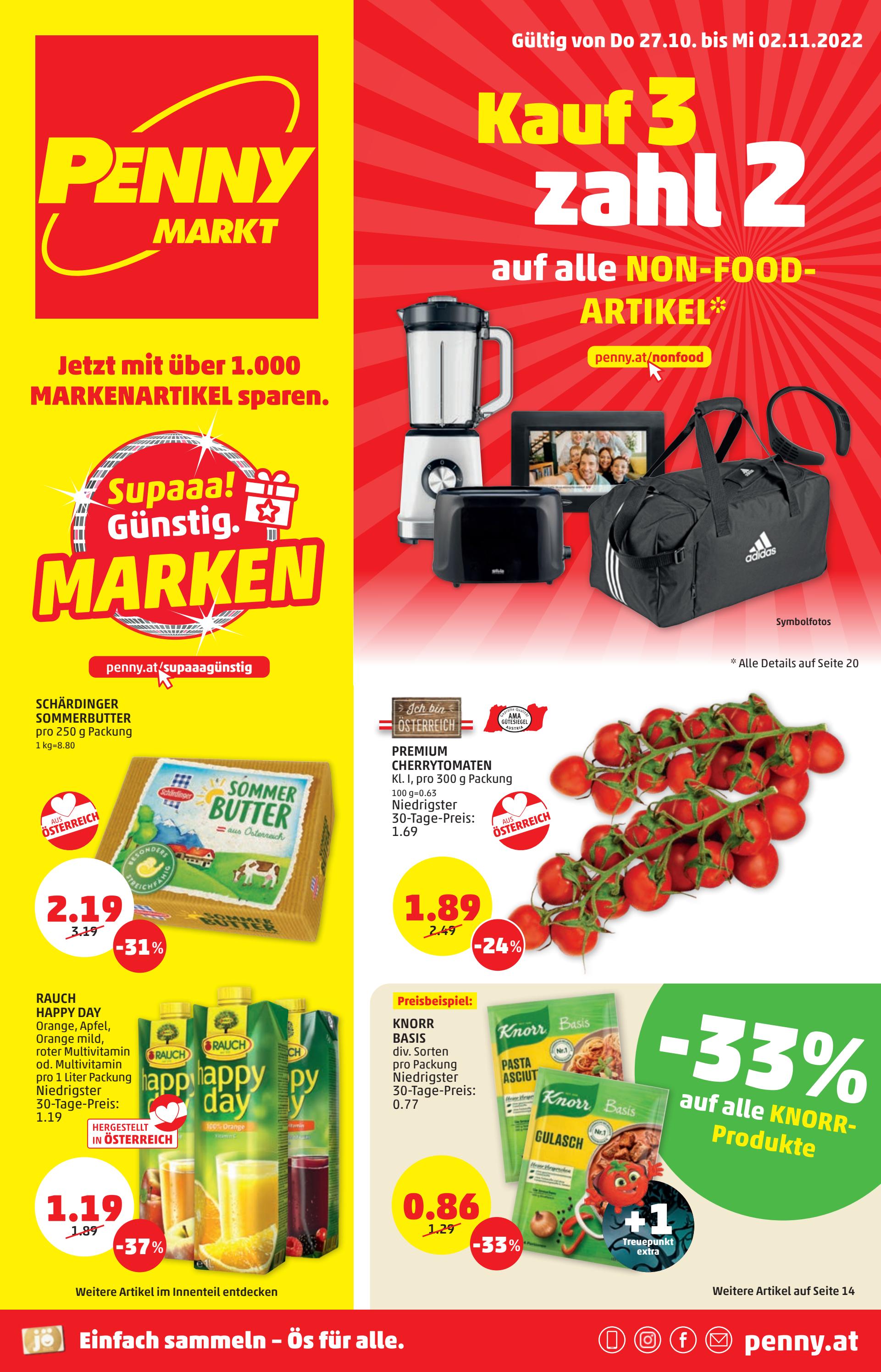 PENNY Flugblatt: Do 27.10. bis Mi 02.11.2022 by PENNYat - Issuu