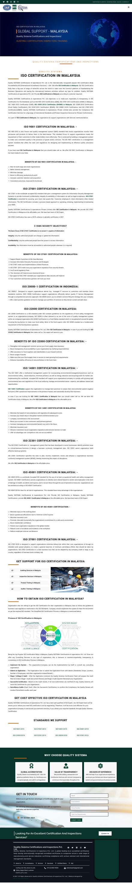 What are benefits of ISO certification in Malaysia? by sistema ...