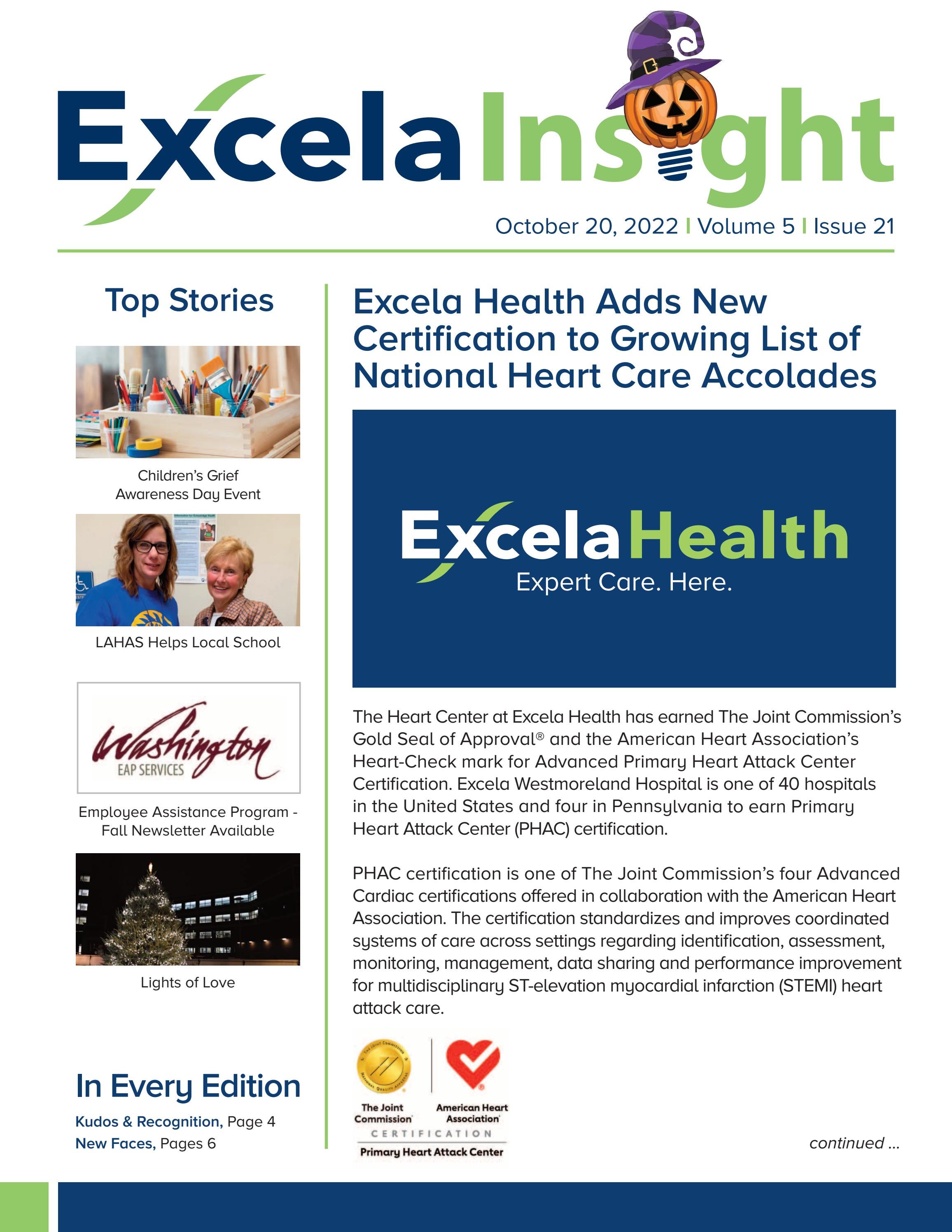 Excela Insight 10/20/2022 by Independence Health System - Issuu