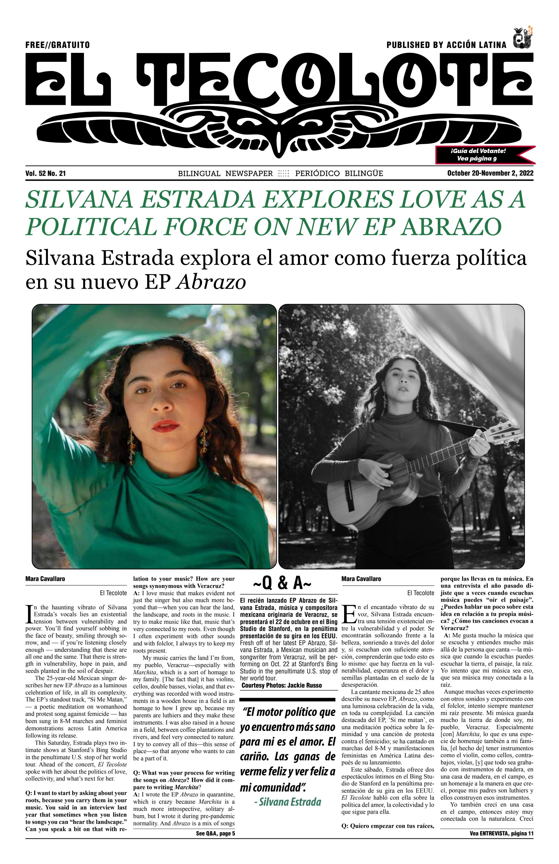 El Tecolote Vol. 52 Issue 21 by El Tecolote - Issuu