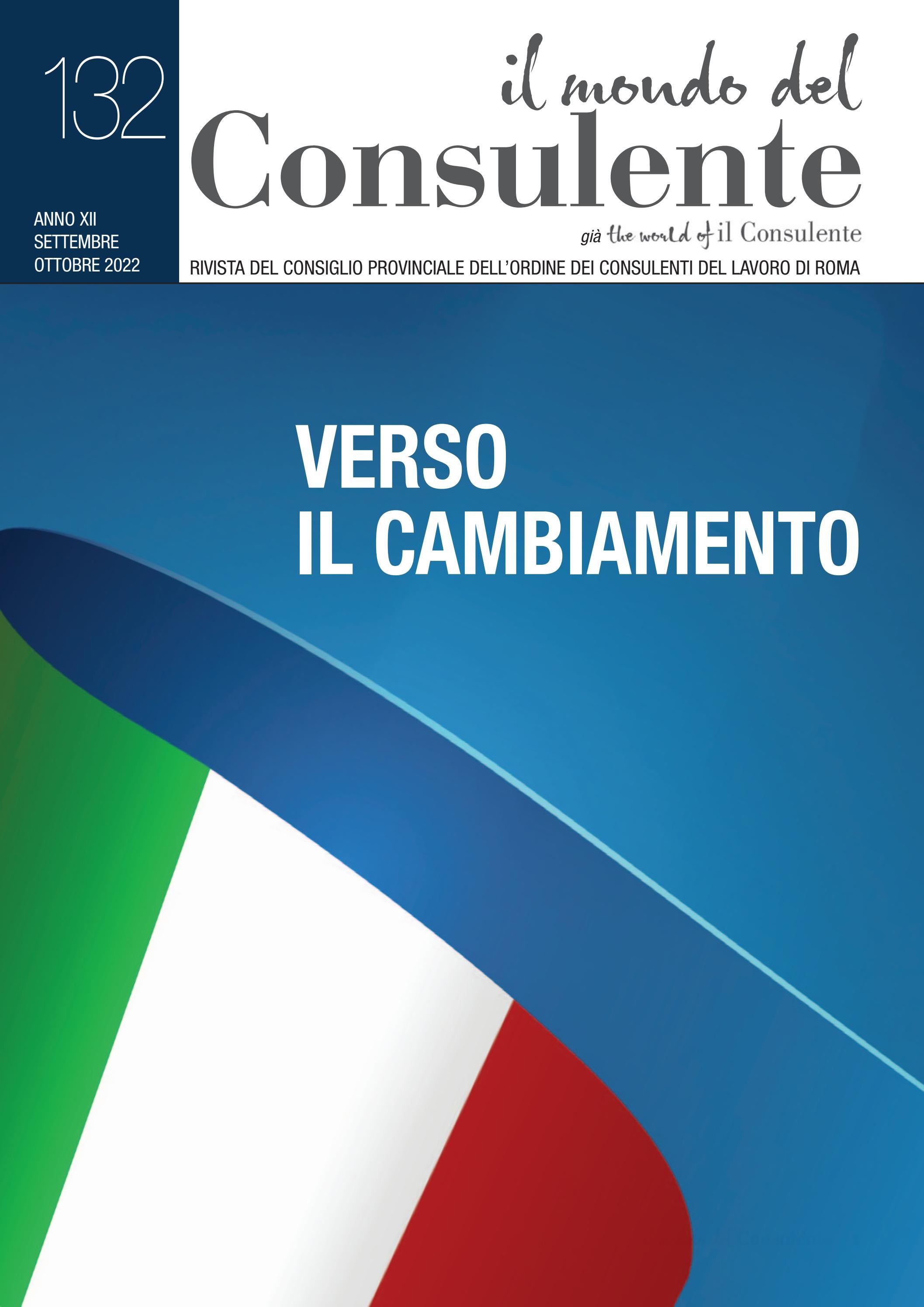 Il Mondo del Consulente n. 132 del 2022 by Ordine Consulenti del Lavoro ...