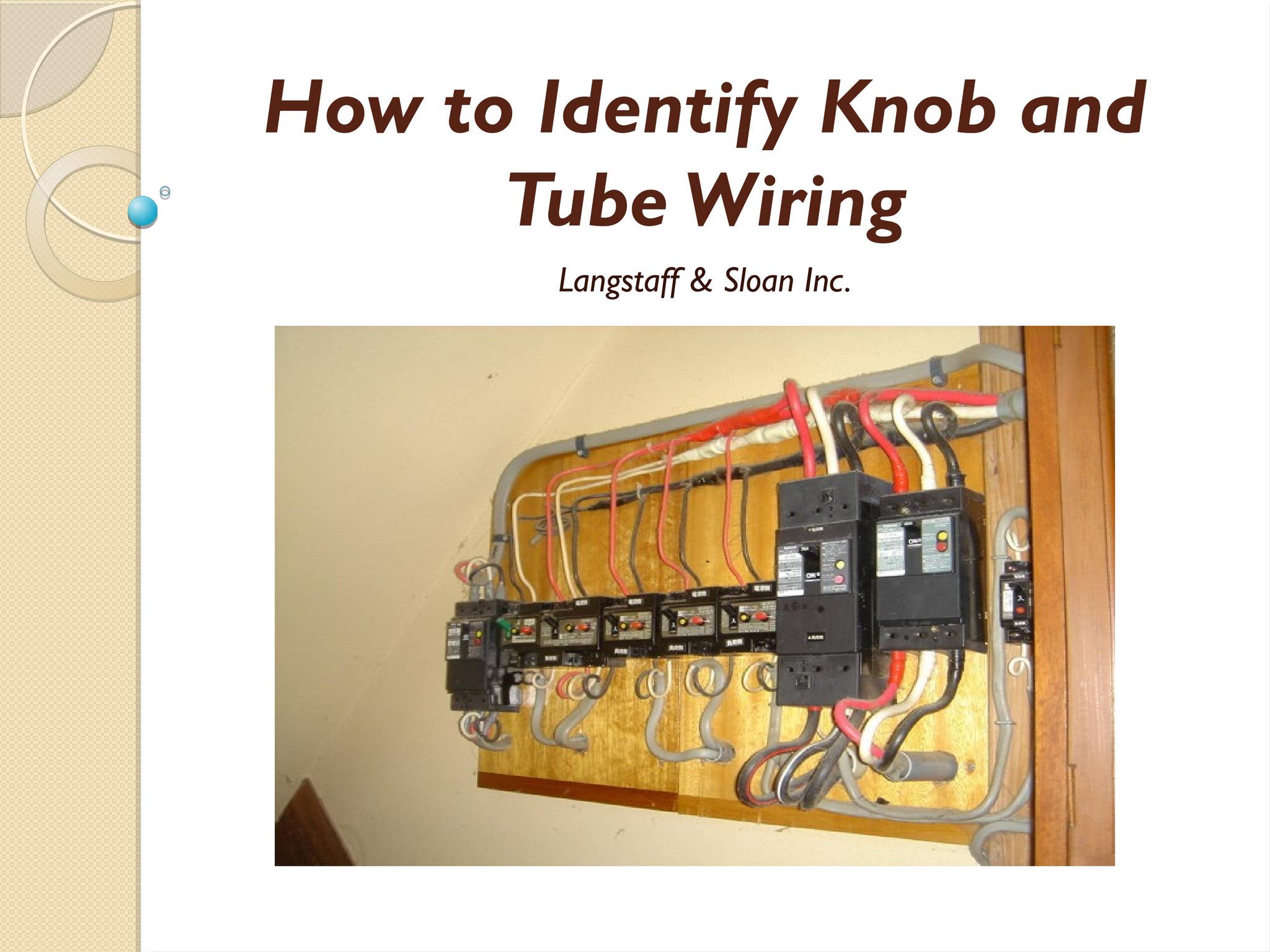 Knob And Tube Wiring Diagram