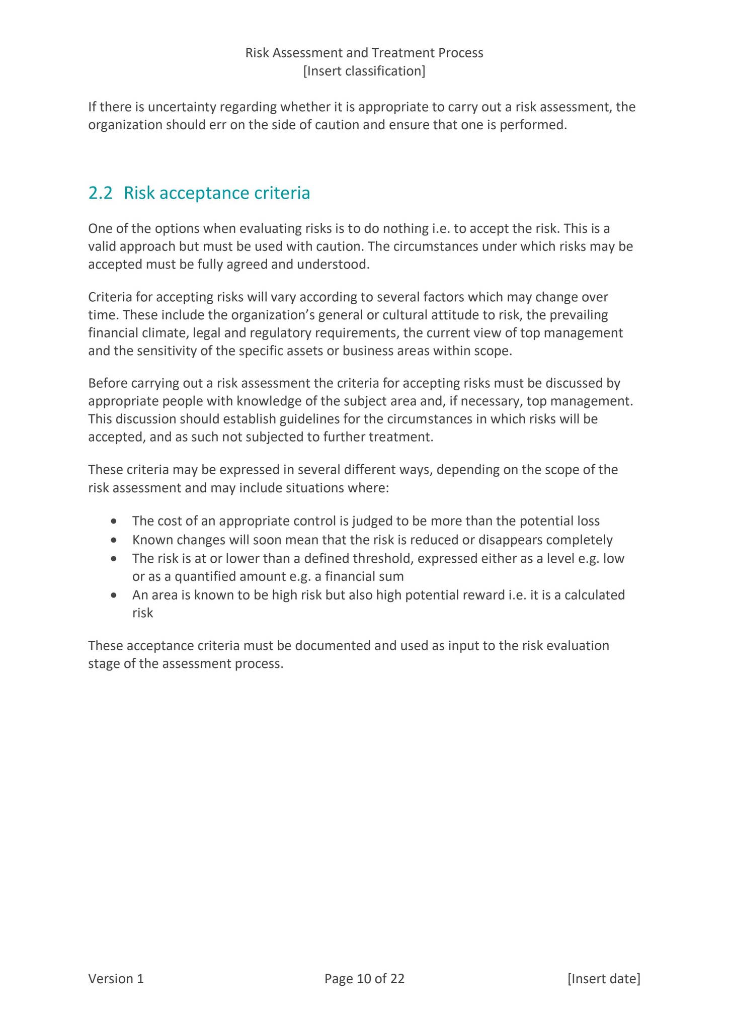 ISMS-DOC-06-2 Risk Assessment and Treatment Process by CertiKit Limited ...