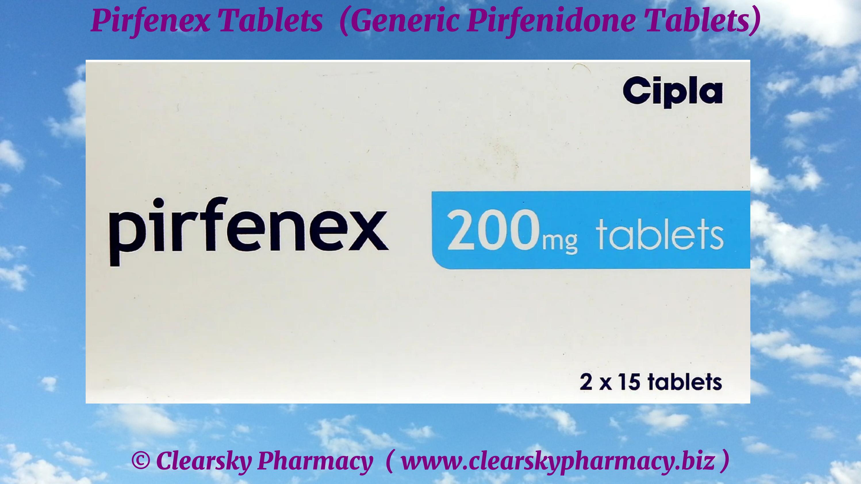 Pirfenex Tablets (Generic Pirfenidone Tablets) by clearskypharma - Issuu