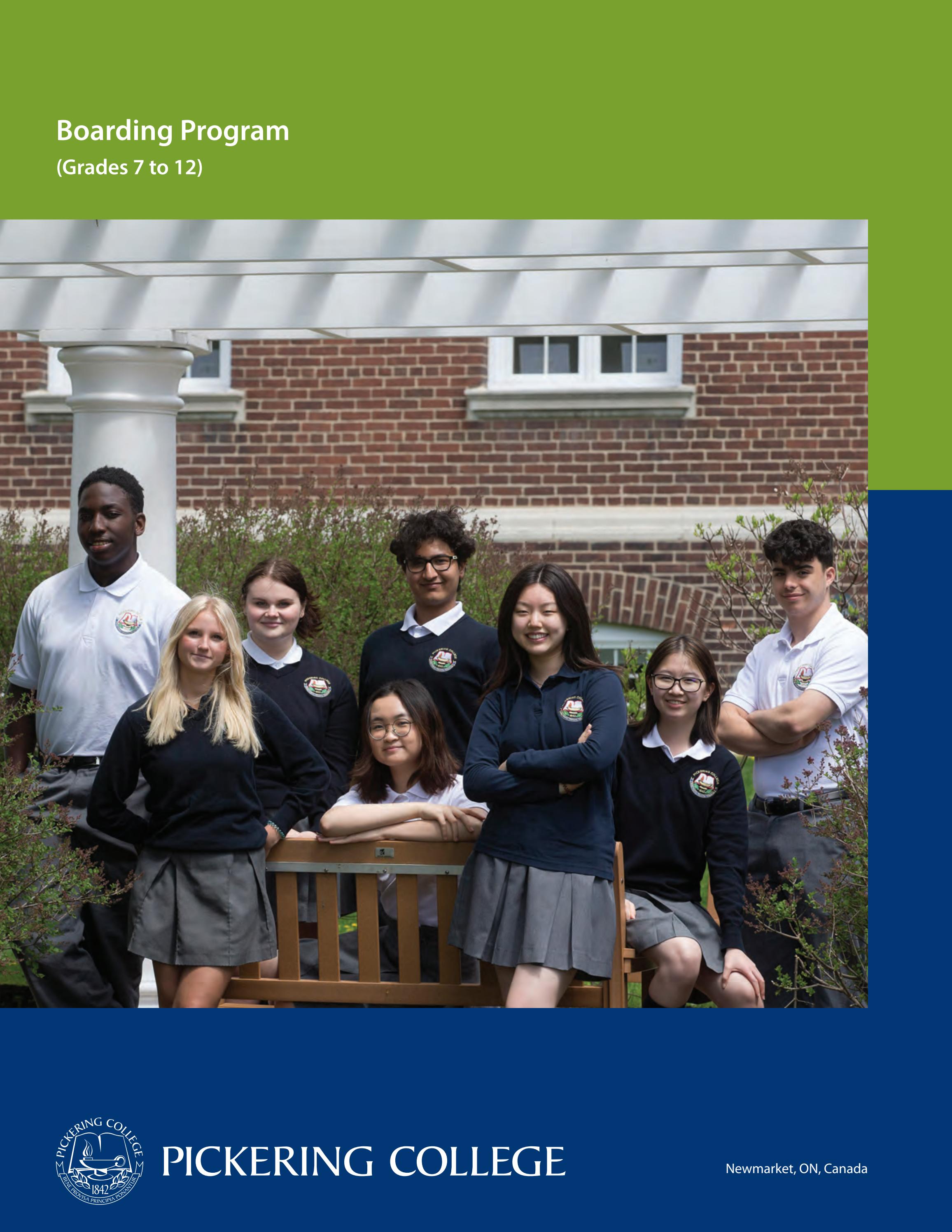 Boarding Program (Grades 7-12) by Pickering College - Issuu
