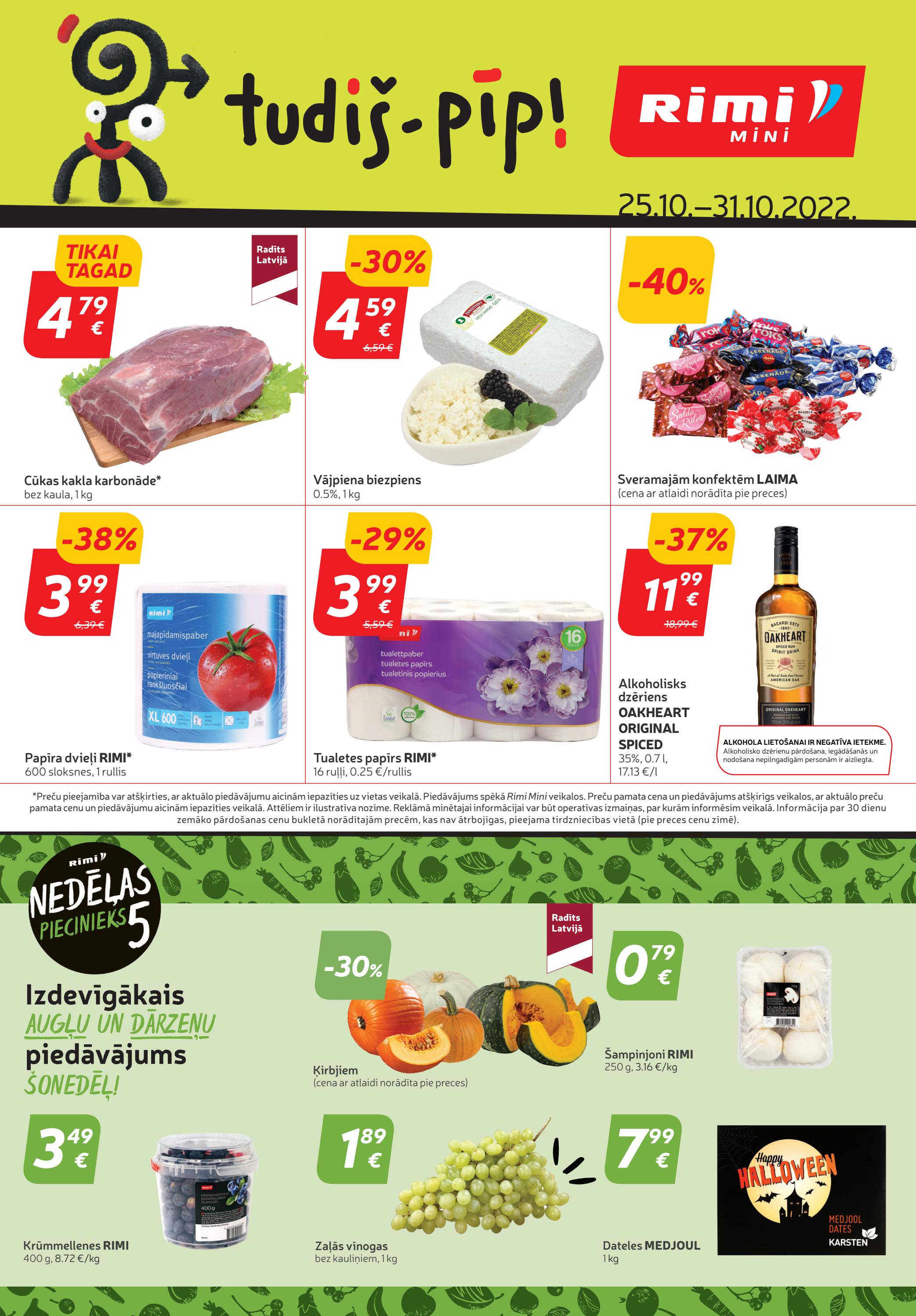 Rimi mini akciju buklets 25.10.-31.10.2022. by Rimi - Issuu