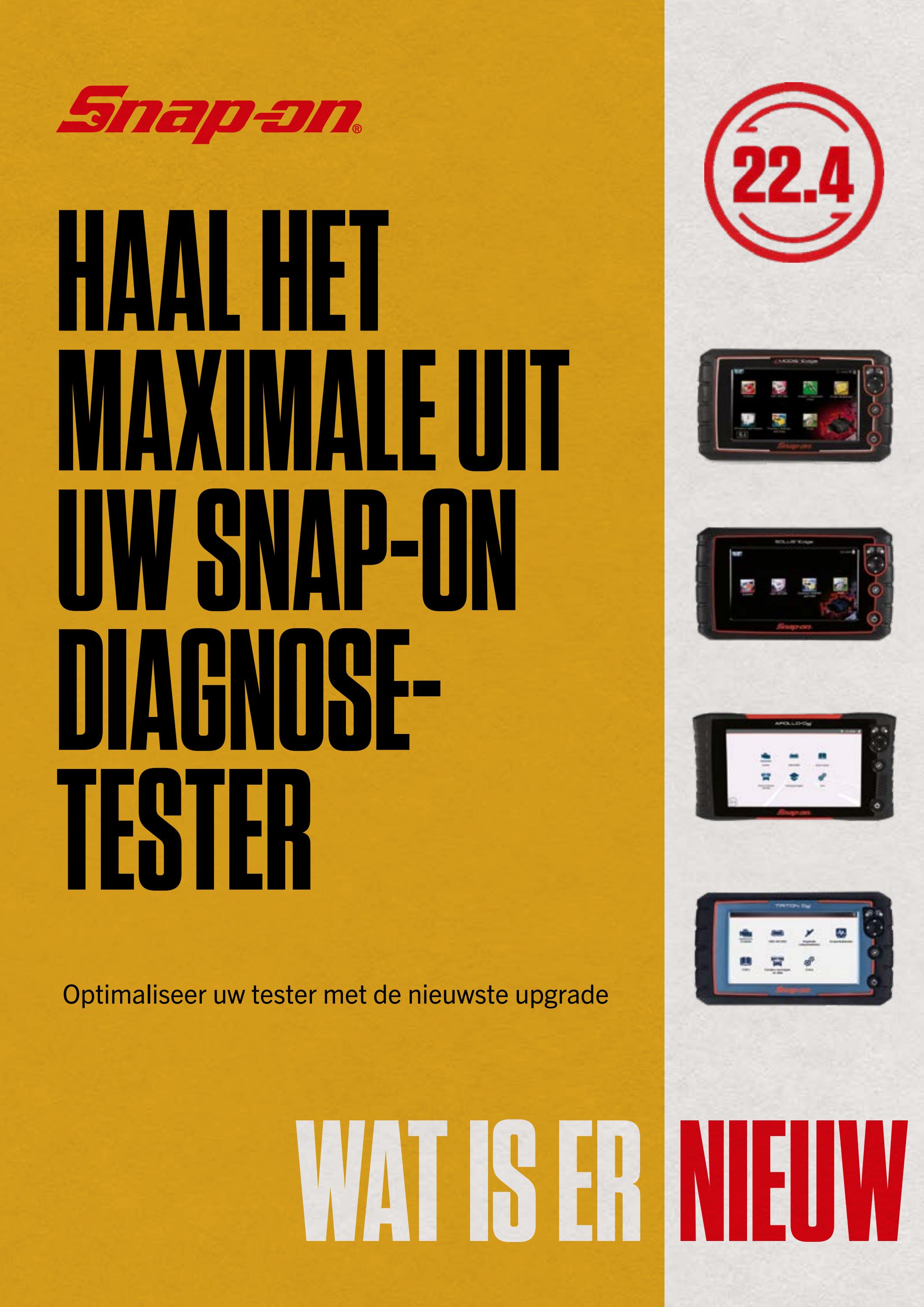 Snap-on Diagnose Software Update 22.4 'Wat is nieuw' brochure by Snap ...