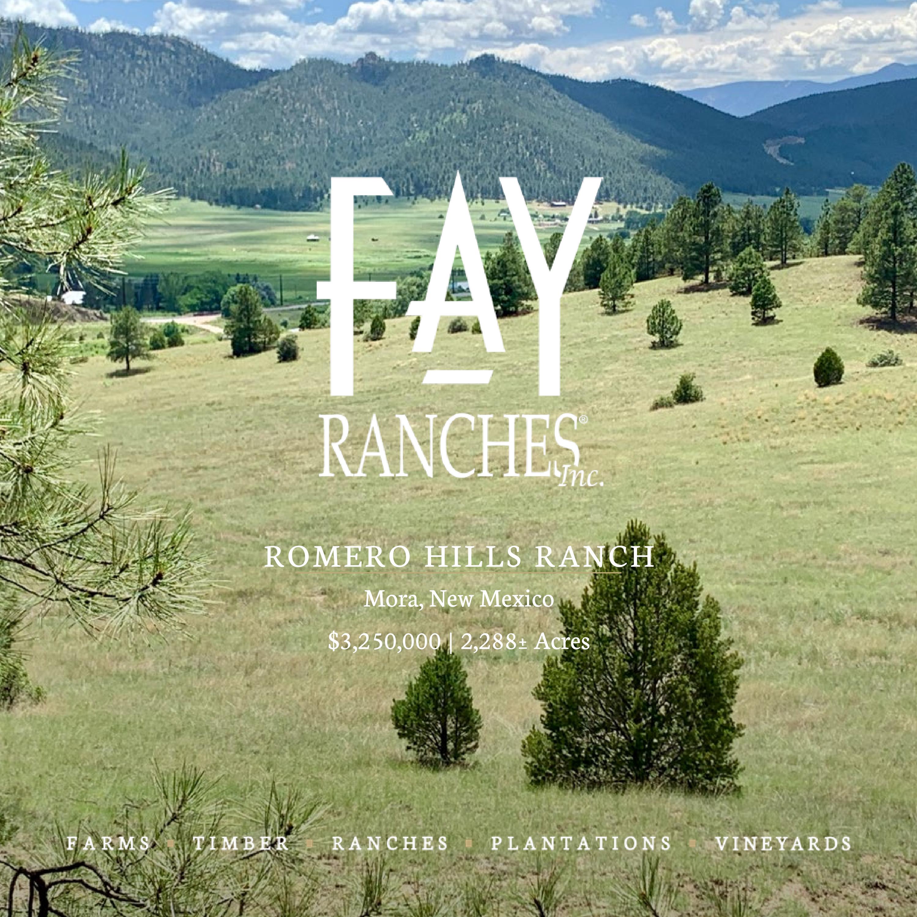 Romero Hills Ranch | Fay Ranches by Fay Ranches - Issuu
