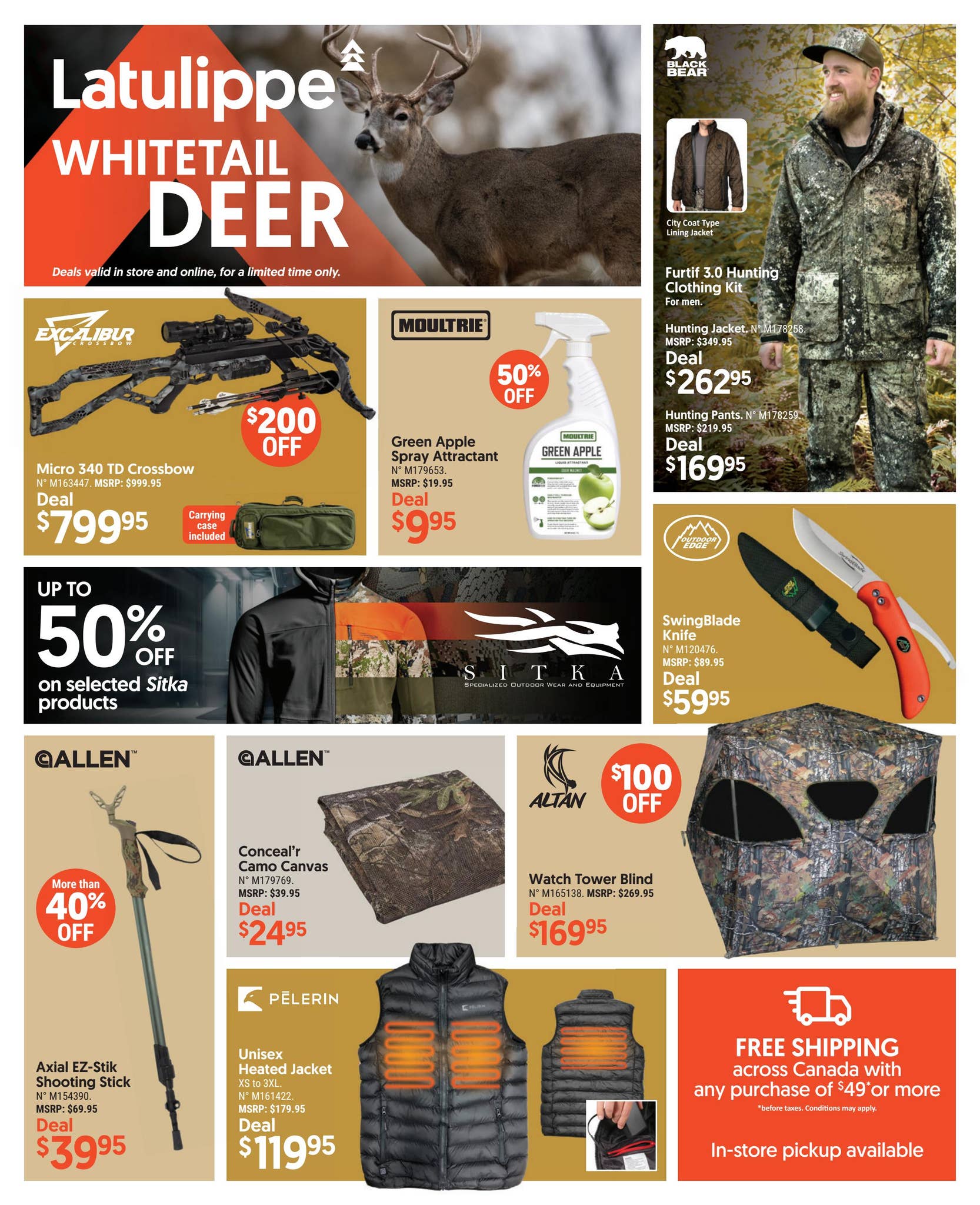 Whitetail Deer Flyer 2022 by Magasins Latulippe - Issuu