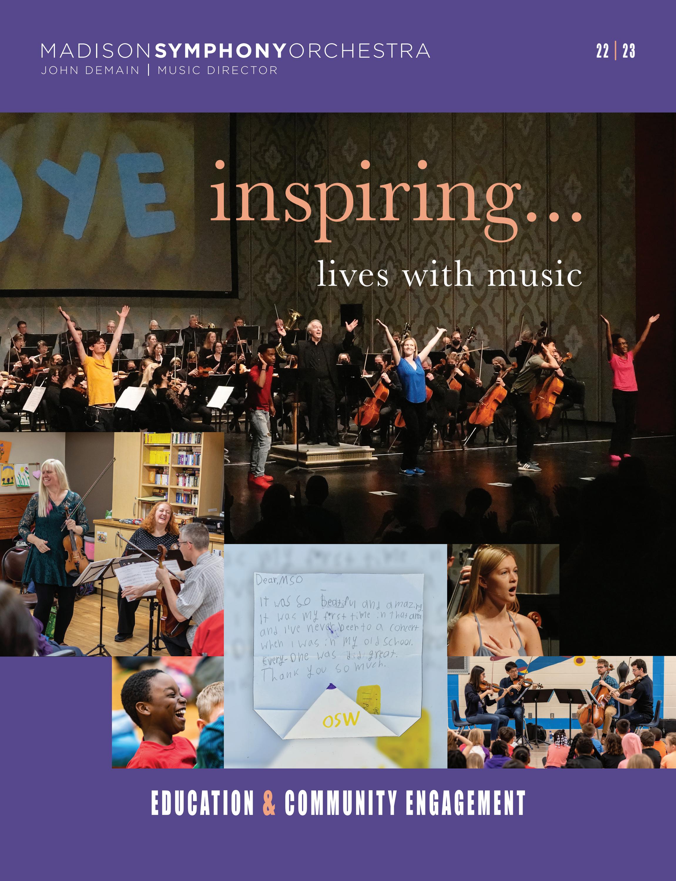 22/23 MSO Education Brochure by Madison Symphony Orchestra - Issuu