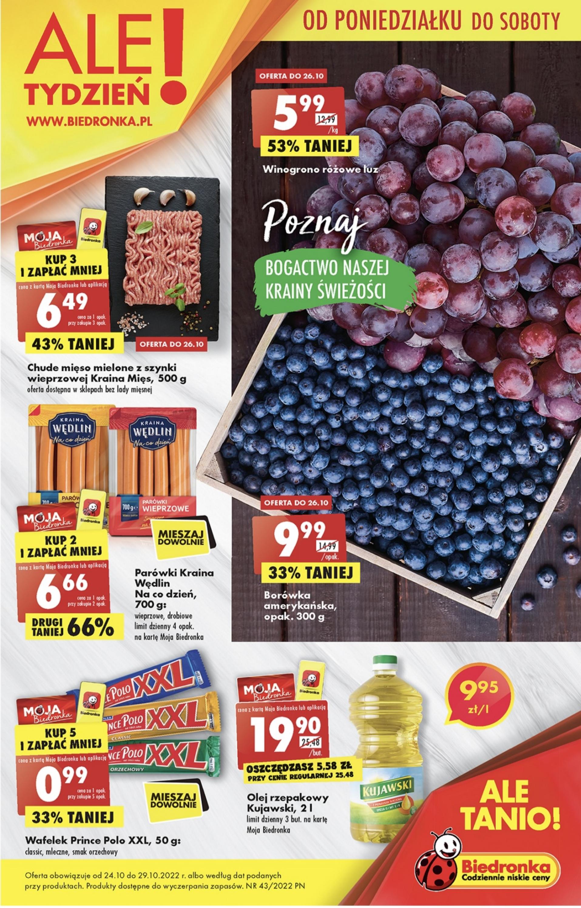 Biedronka gazetka od 24.10 do 29.10.2022 by iUlotka.pl - Issuu