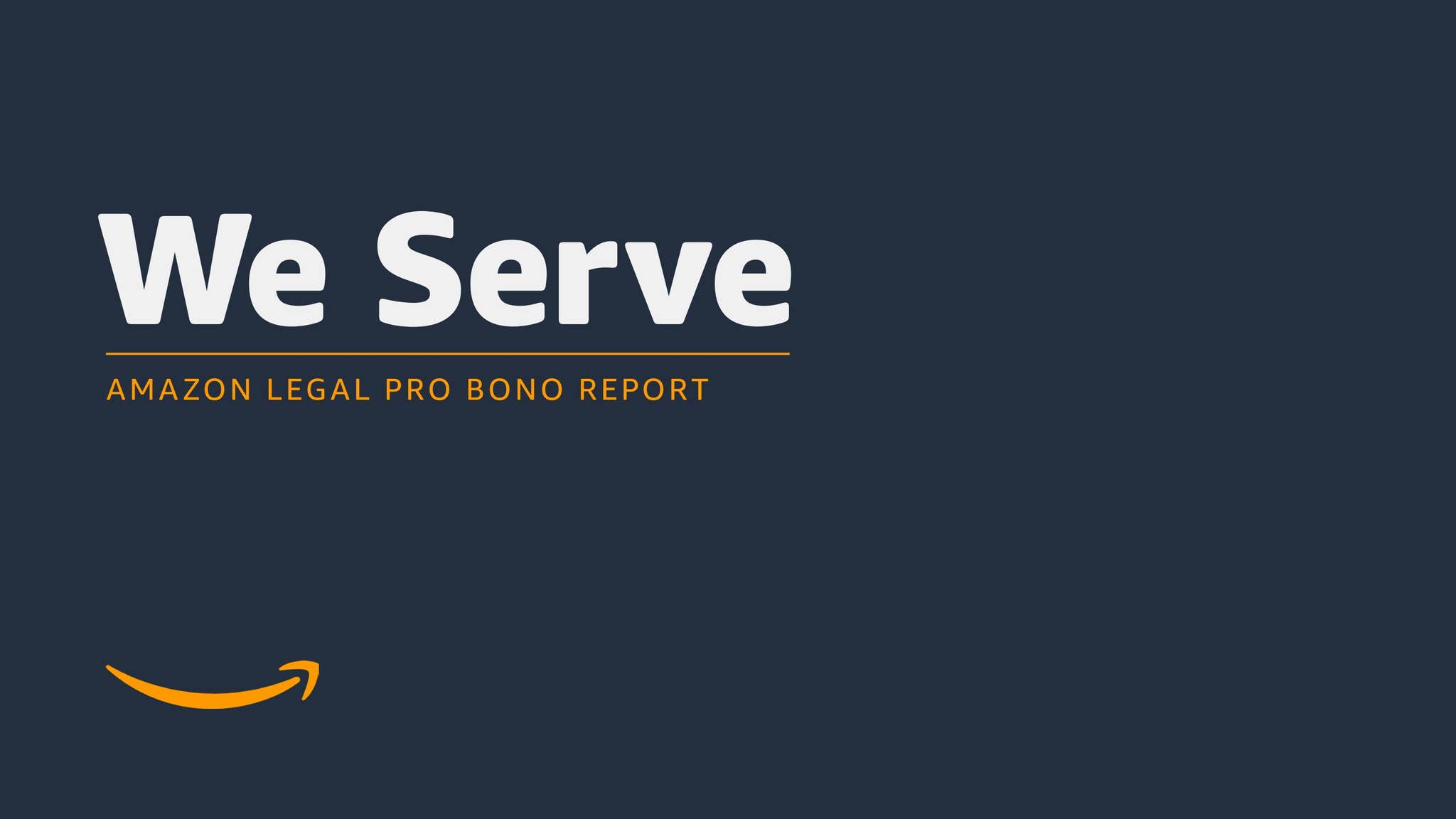 Amazon Legal Pro Bono Report by Davis Wright Tremaine LLP - Issuu
