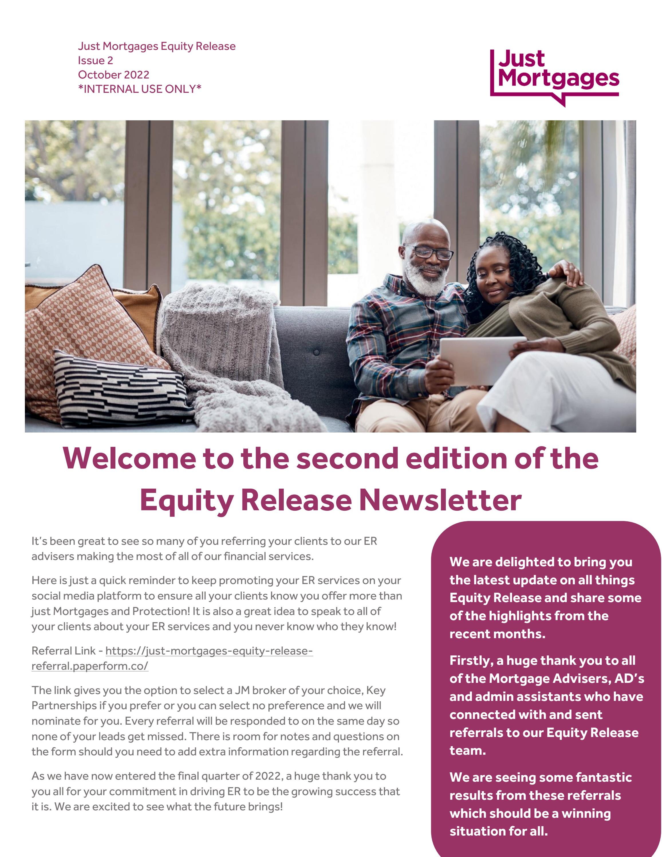 Equity Release Newsletter October 2022 by Spicerhaart Ltd - Issuu