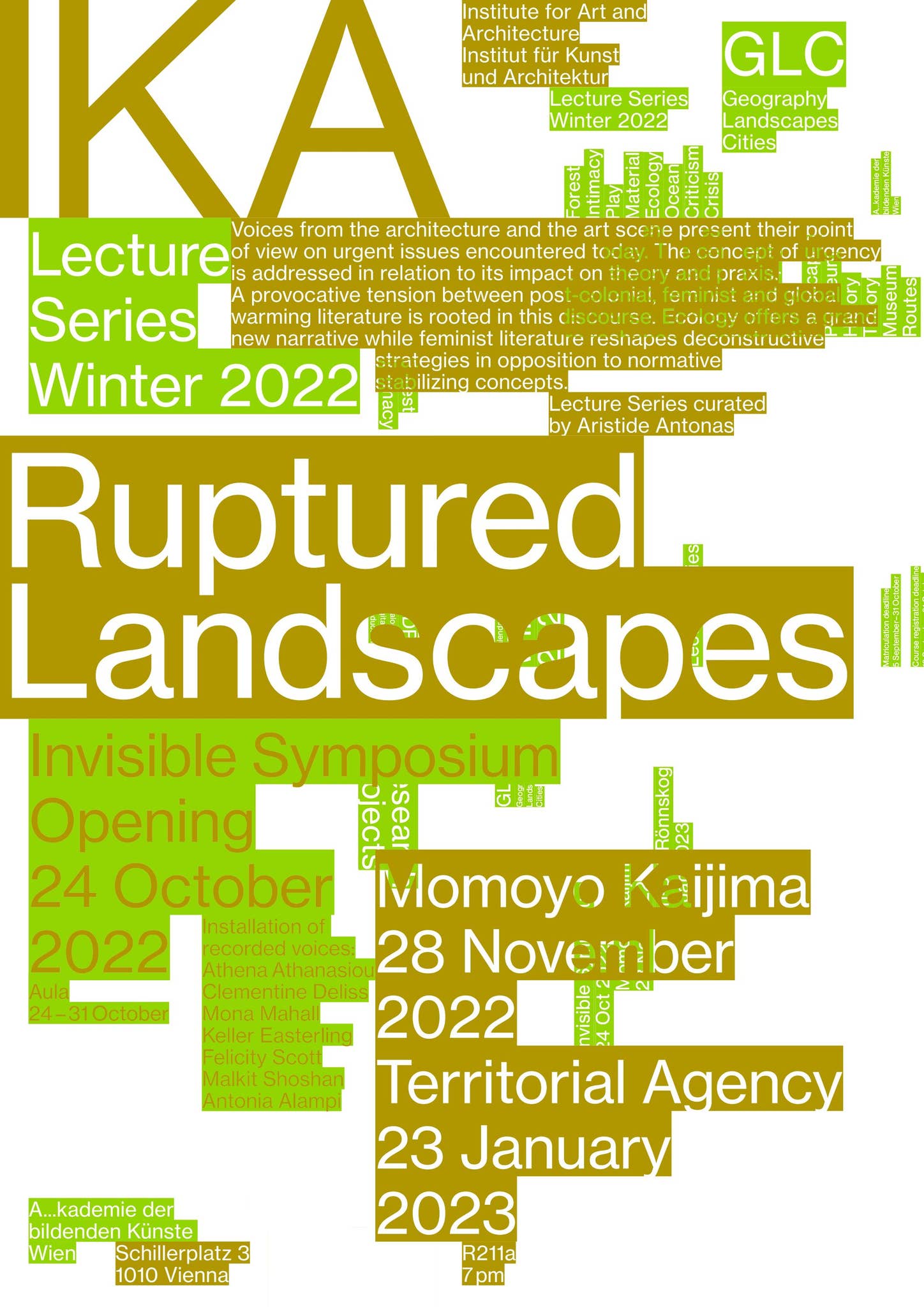 IKA Lecture Series Winter 2022 by IKA Institute for Art and ...