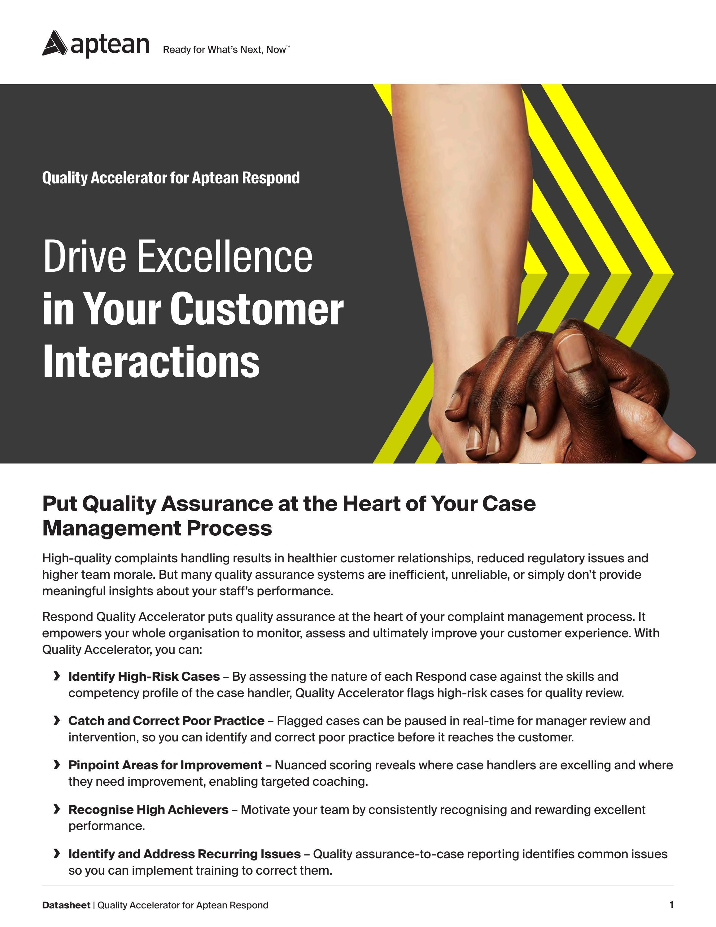 Aptean Respond - Quality Accelerator by Aptean - Issuu