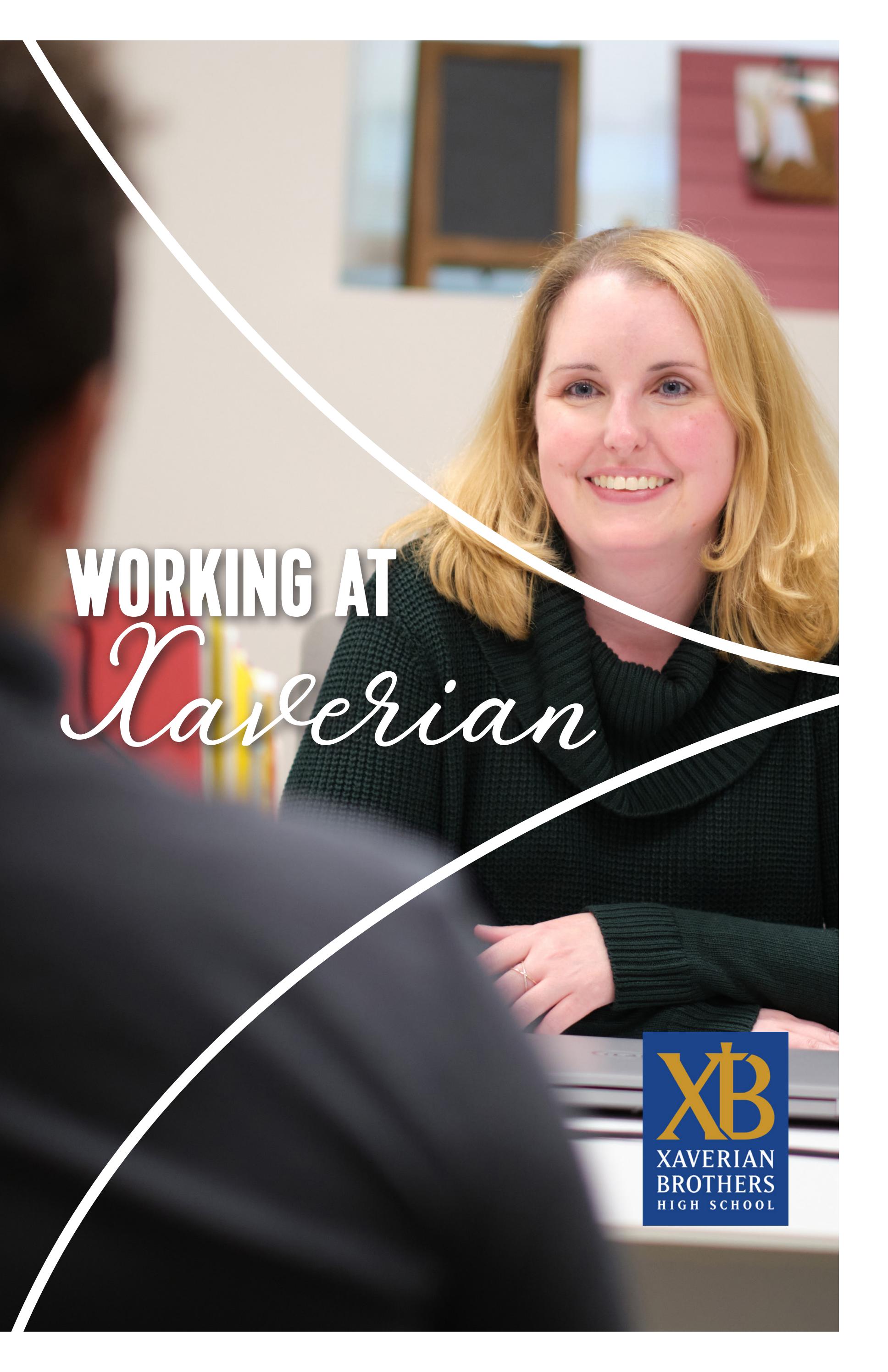 Working at Xaverian by Xaverian Brothers High School - Issuu