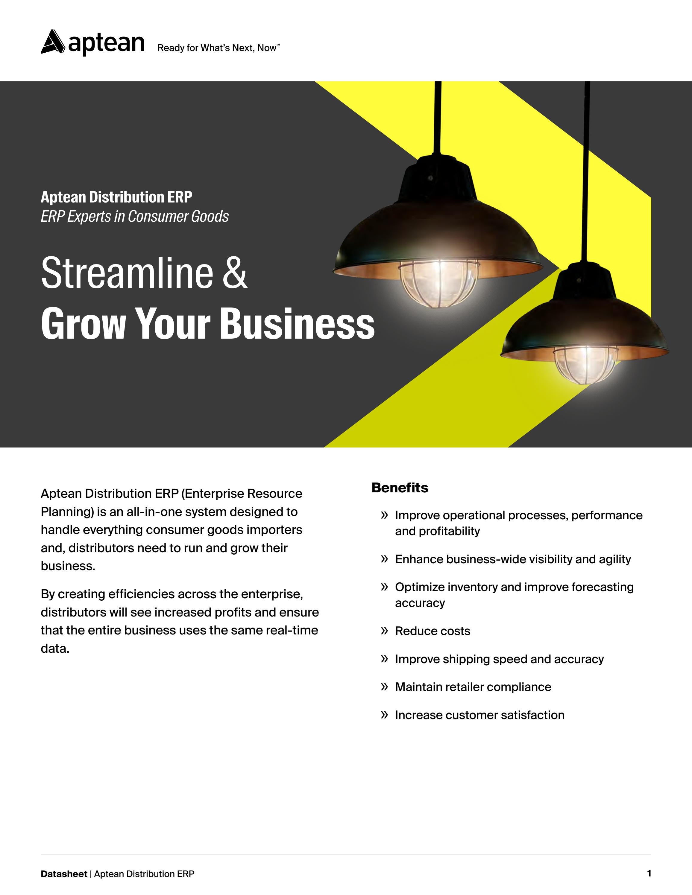 Aptean Distribution ERP by Aptean - Issuu