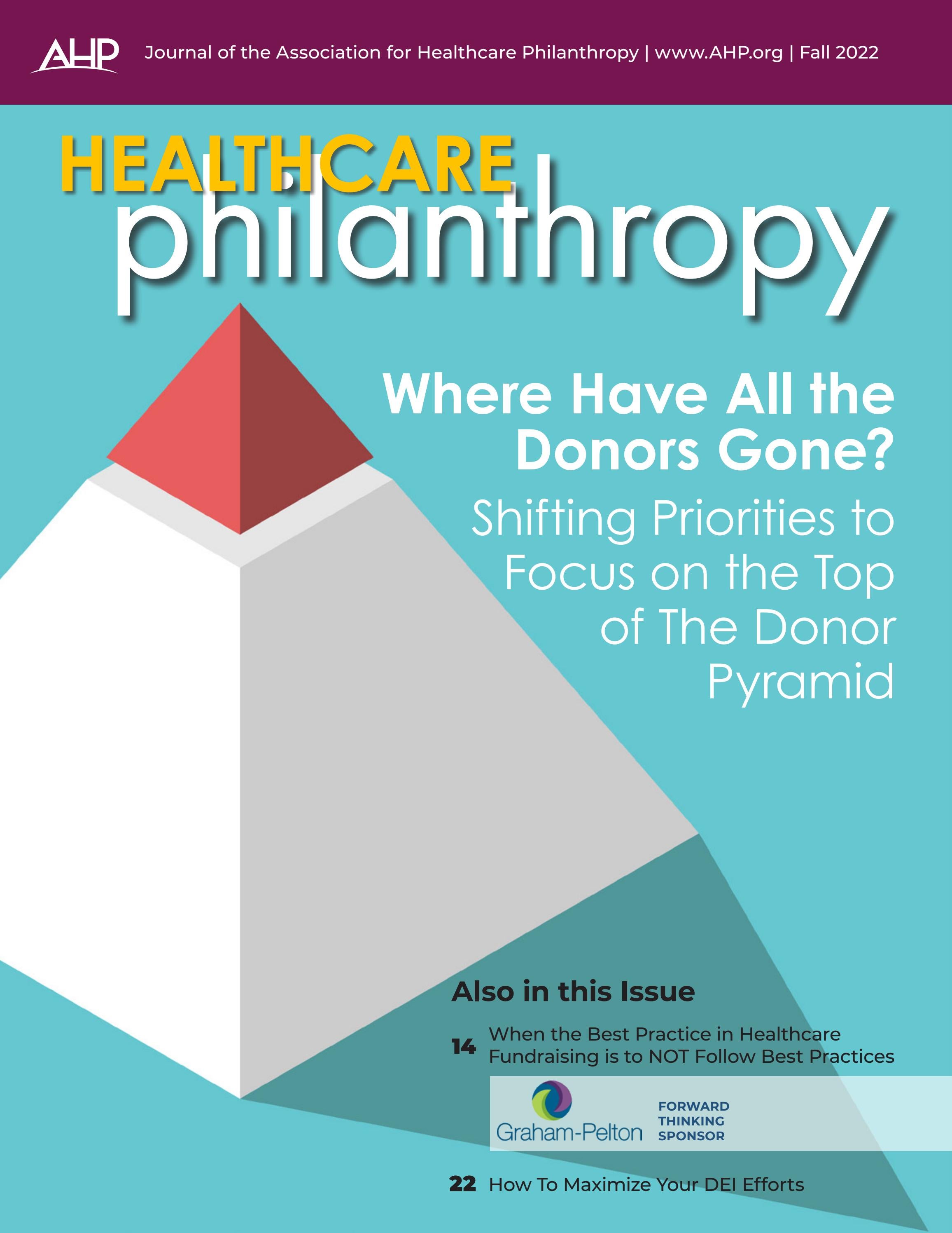 AHP Healthcare Philanthropy Journal Fall 2022 by ahpintl - Issuu