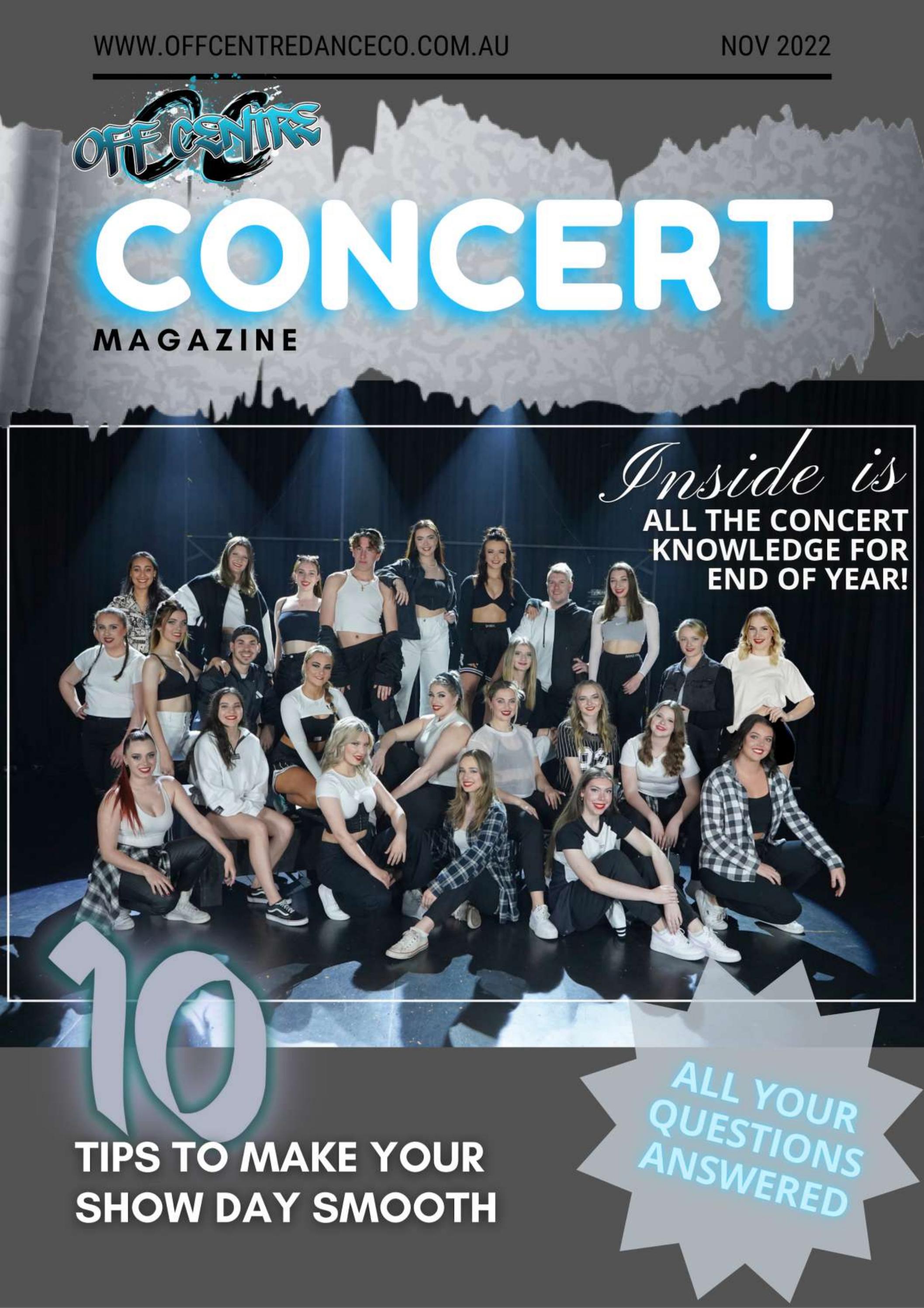Off Centre Concert Mag 2022 by Ryan Newall - Issuu