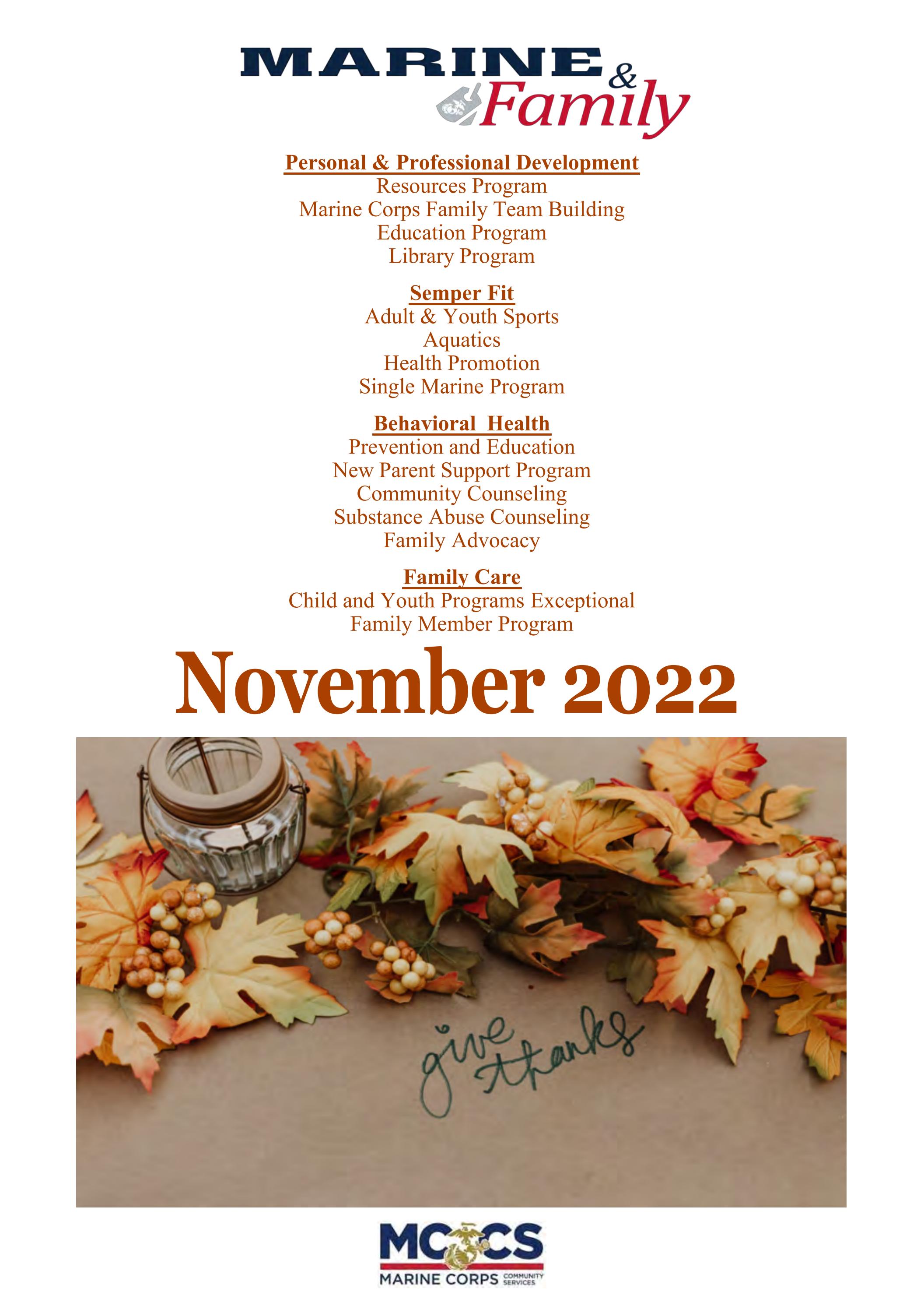 November 2022 COE by MCCS Okinawa - Issuu