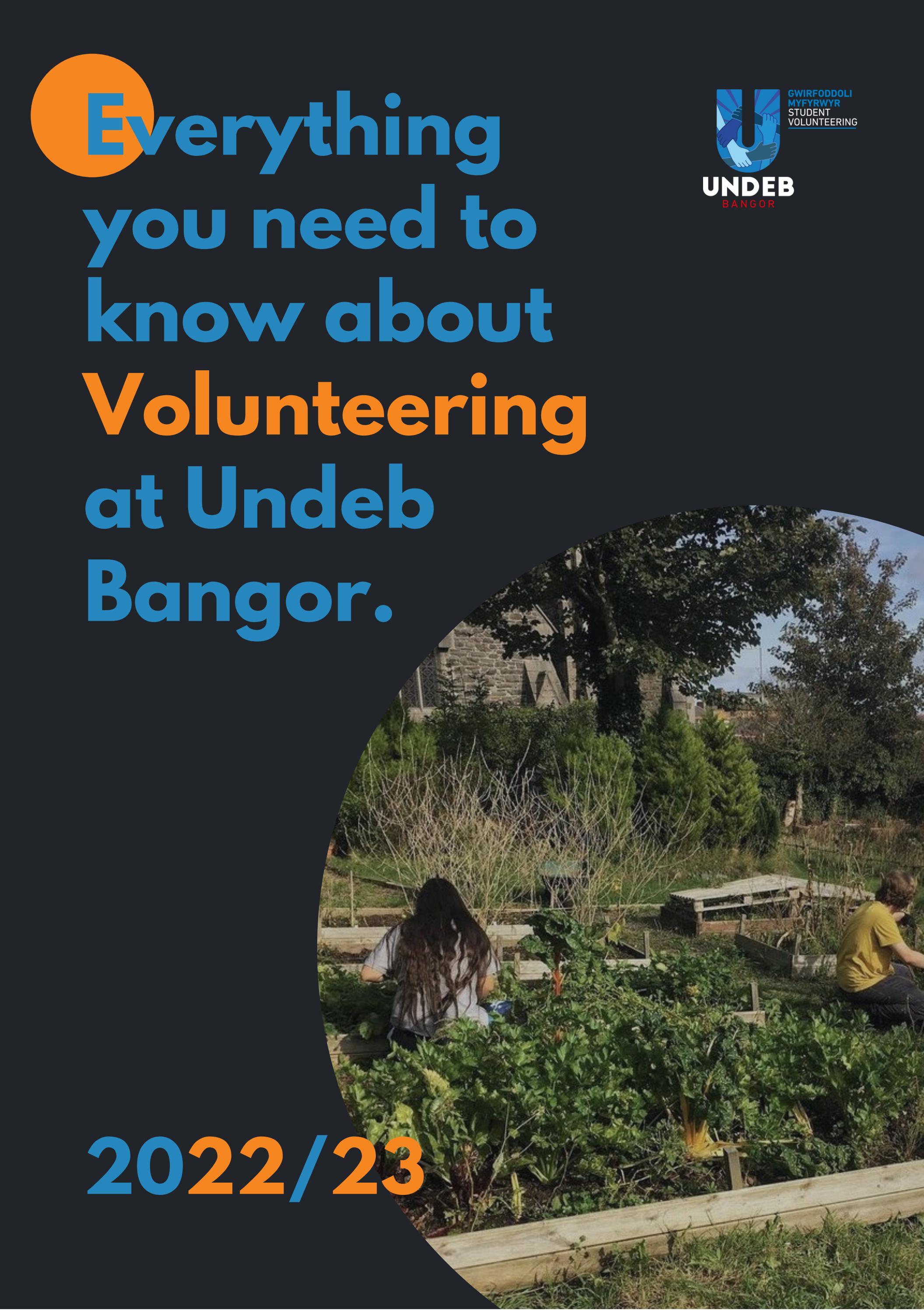 Volunteering Booklet by Undeb Bangor - Issuu