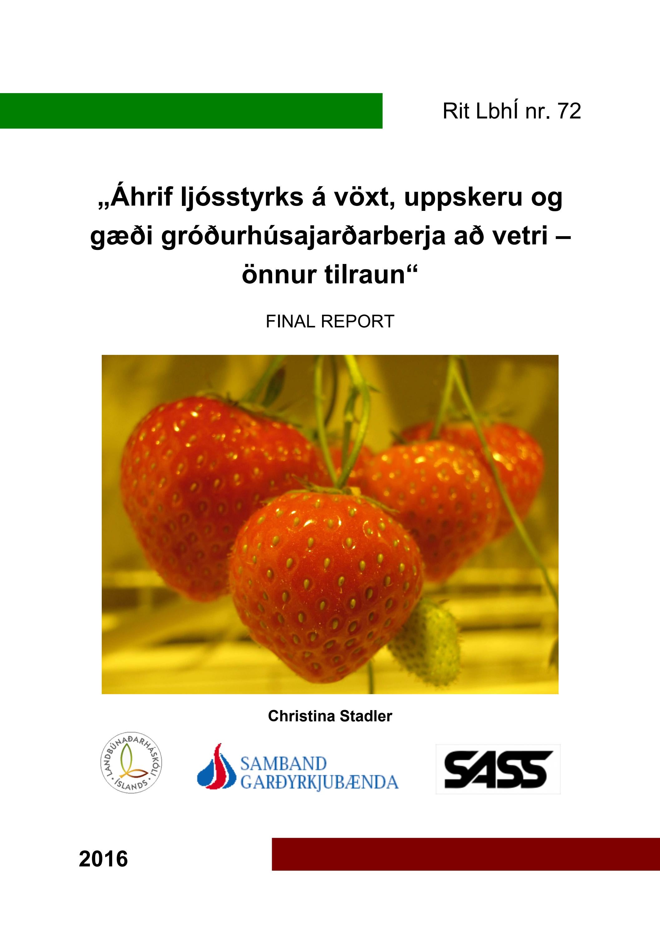 Rit LbhÍ nr 72 by Landbúnaðarháskóli_Íslands - Issuu
