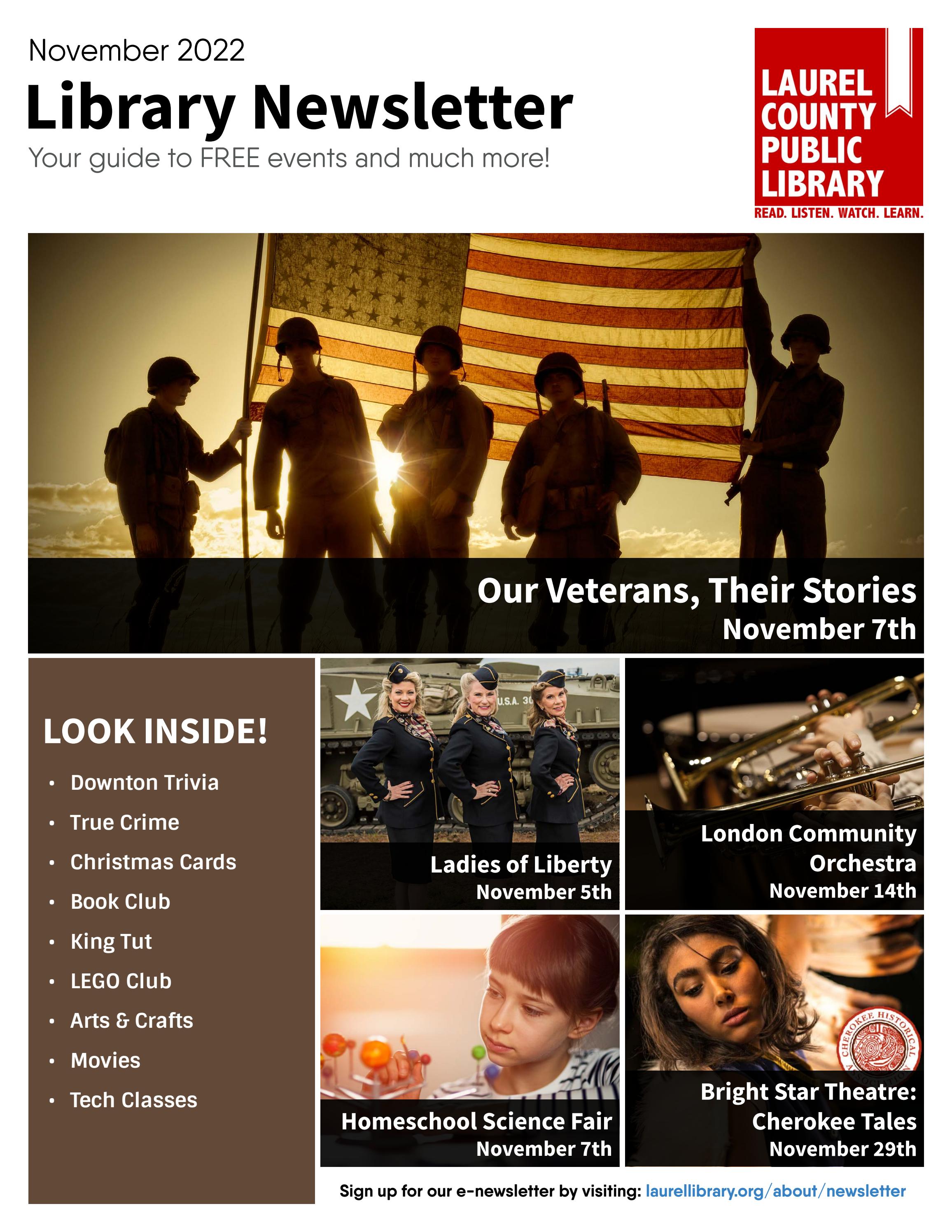 November 2022 - Event Newsletter by Laurel County Public Library - Issuu
