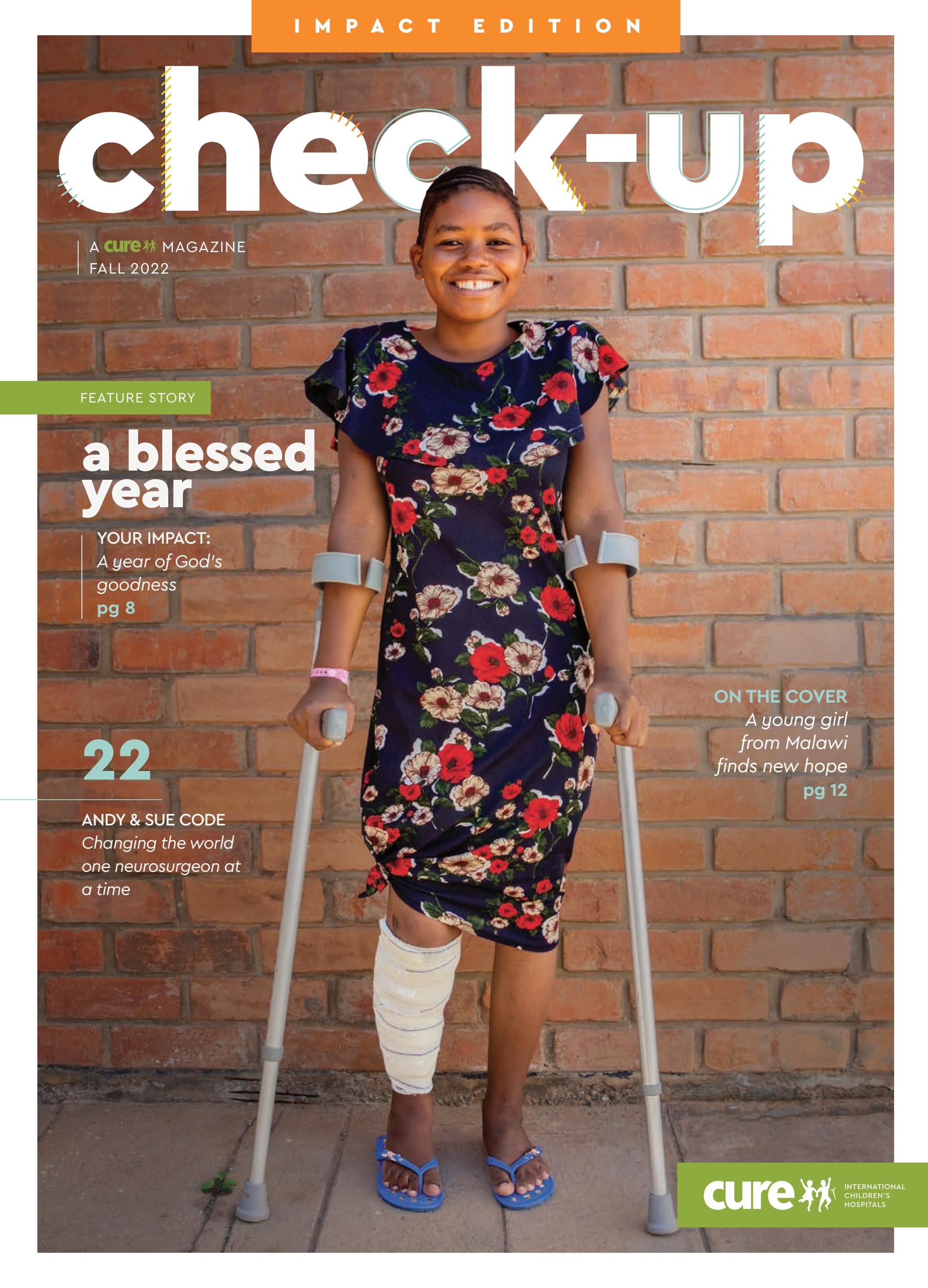 Check-Up | A CURE Magazine, Fall 2022 by CURE International - Issuu