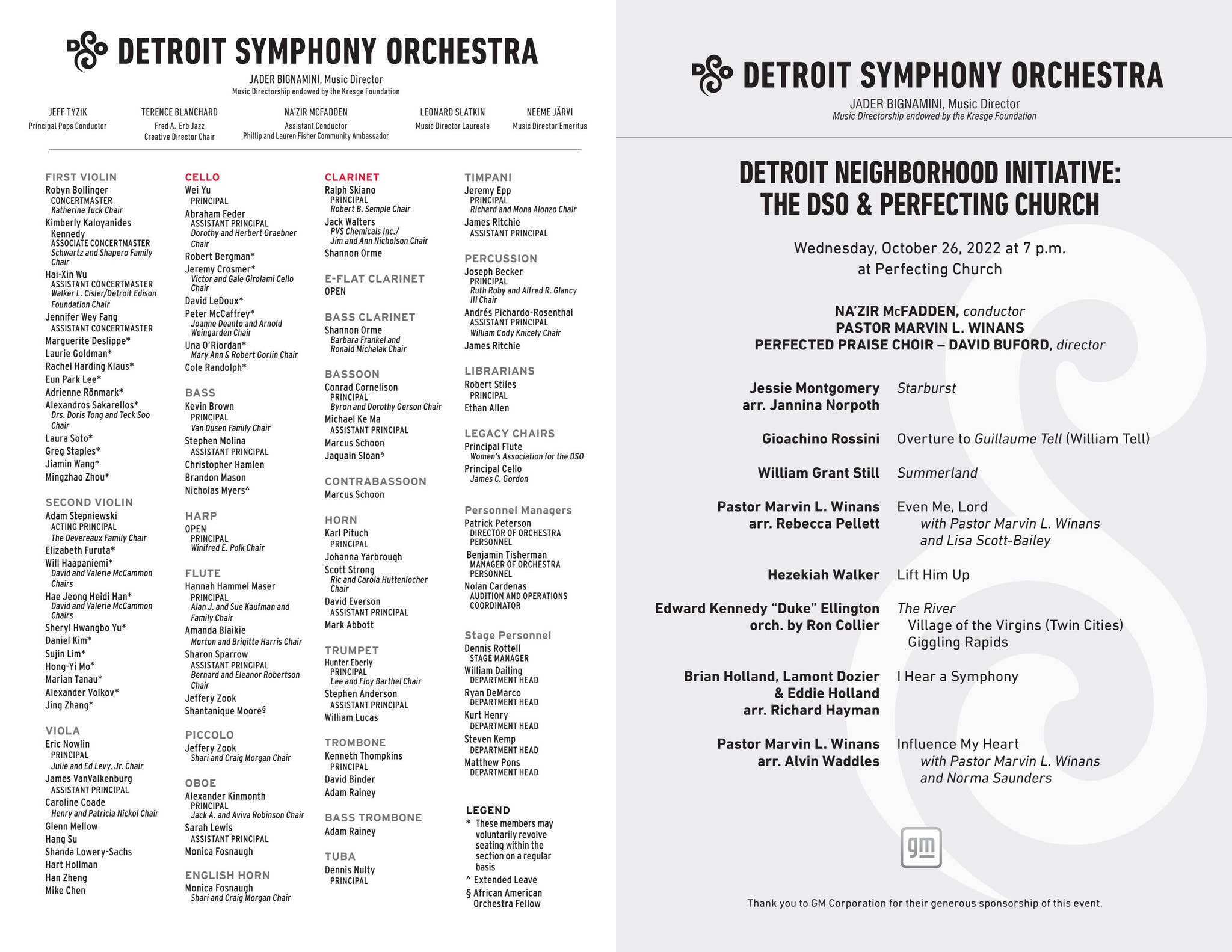 Detroit Neighborhood Initiative: The DSO & Perfecting Church by Detroit ...