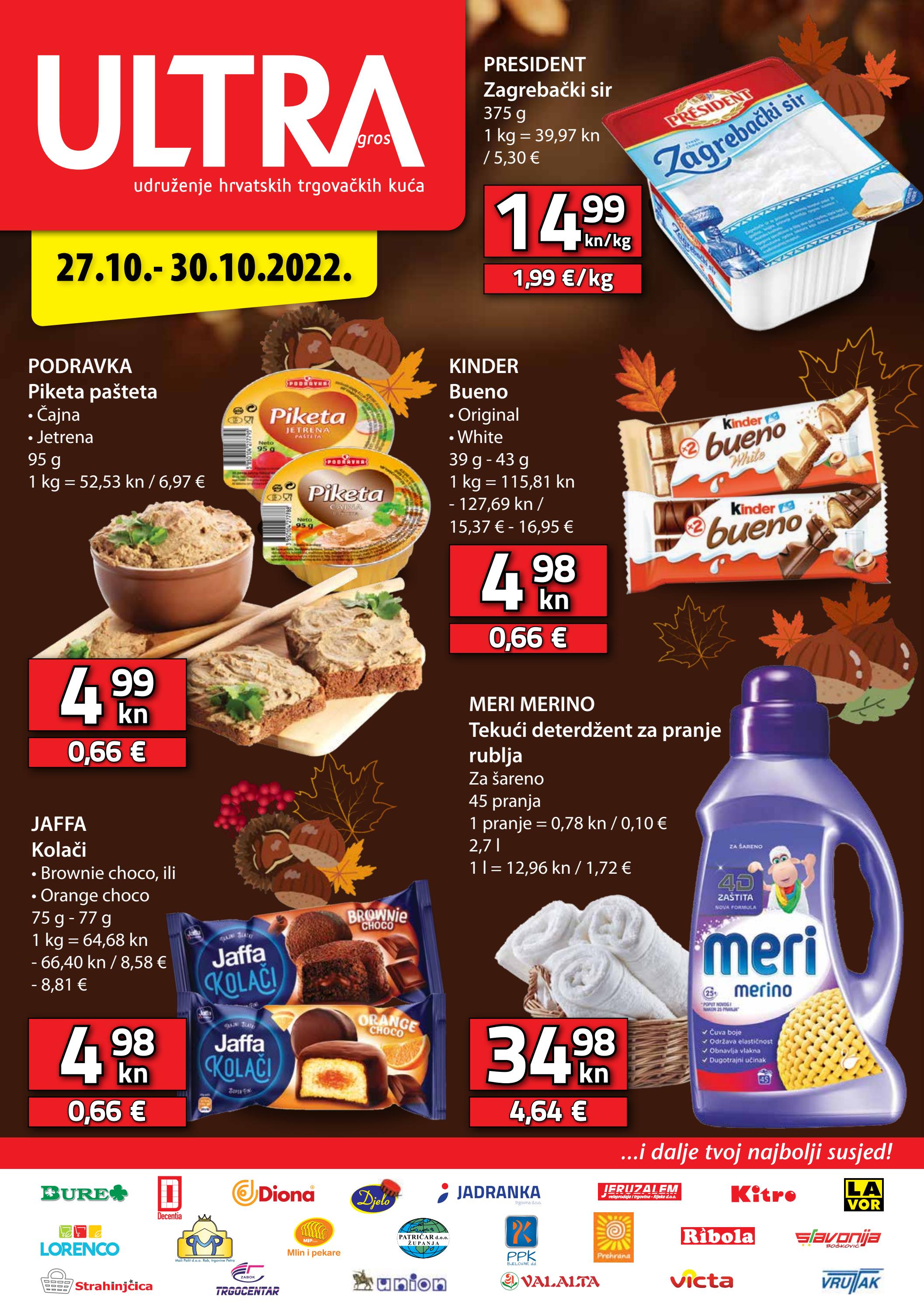 VIKEND AKCIJA 27.10.-30.10.2022. by Ultra gros d.o.o. - Issuu