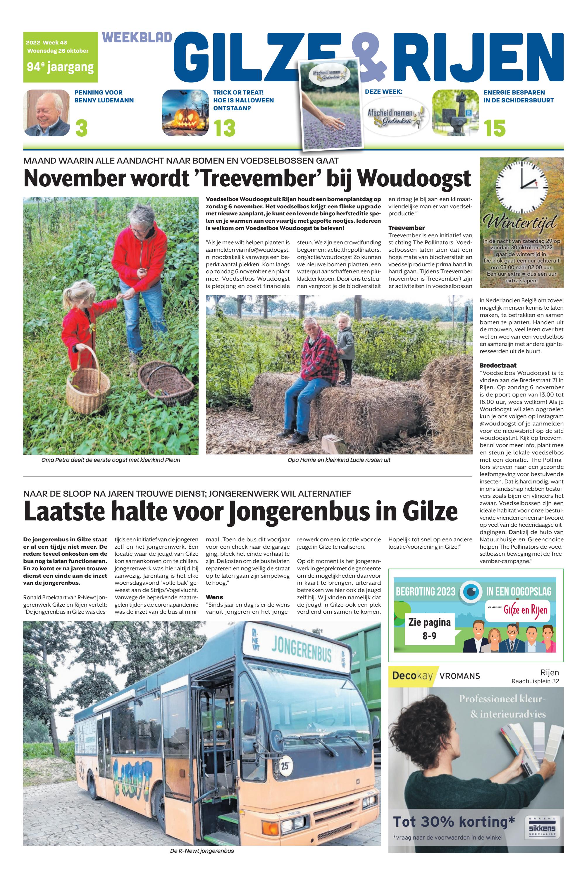 Weekblad Gilze en Rijen 26-10-2022 by Uitgeverij Em de Jong - Issuu