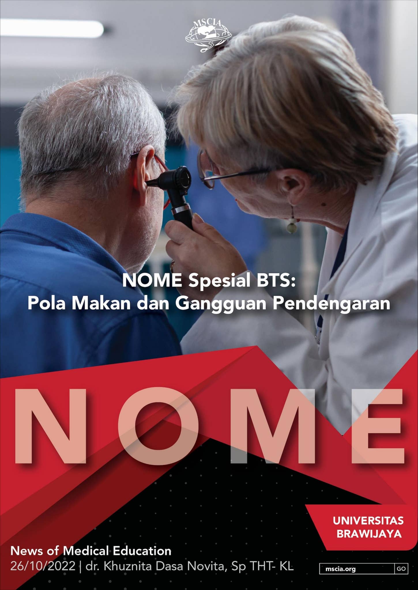 NOME Spesial BTS: Pola Makan dan Gangguan Pendengaran by MSCIA ...