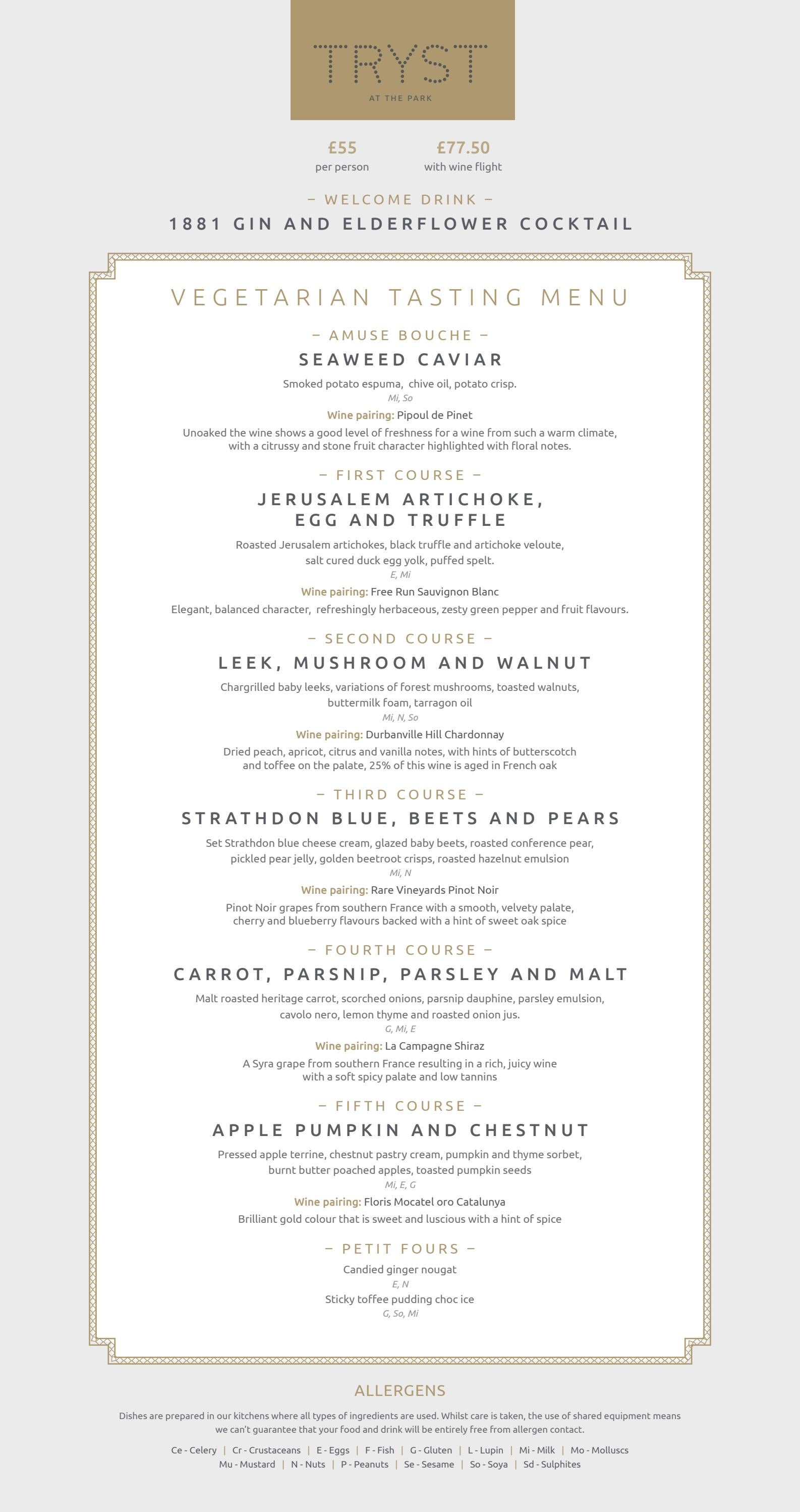 TRYST at the Park Vegetarian by Peebles Hydro - Issuu