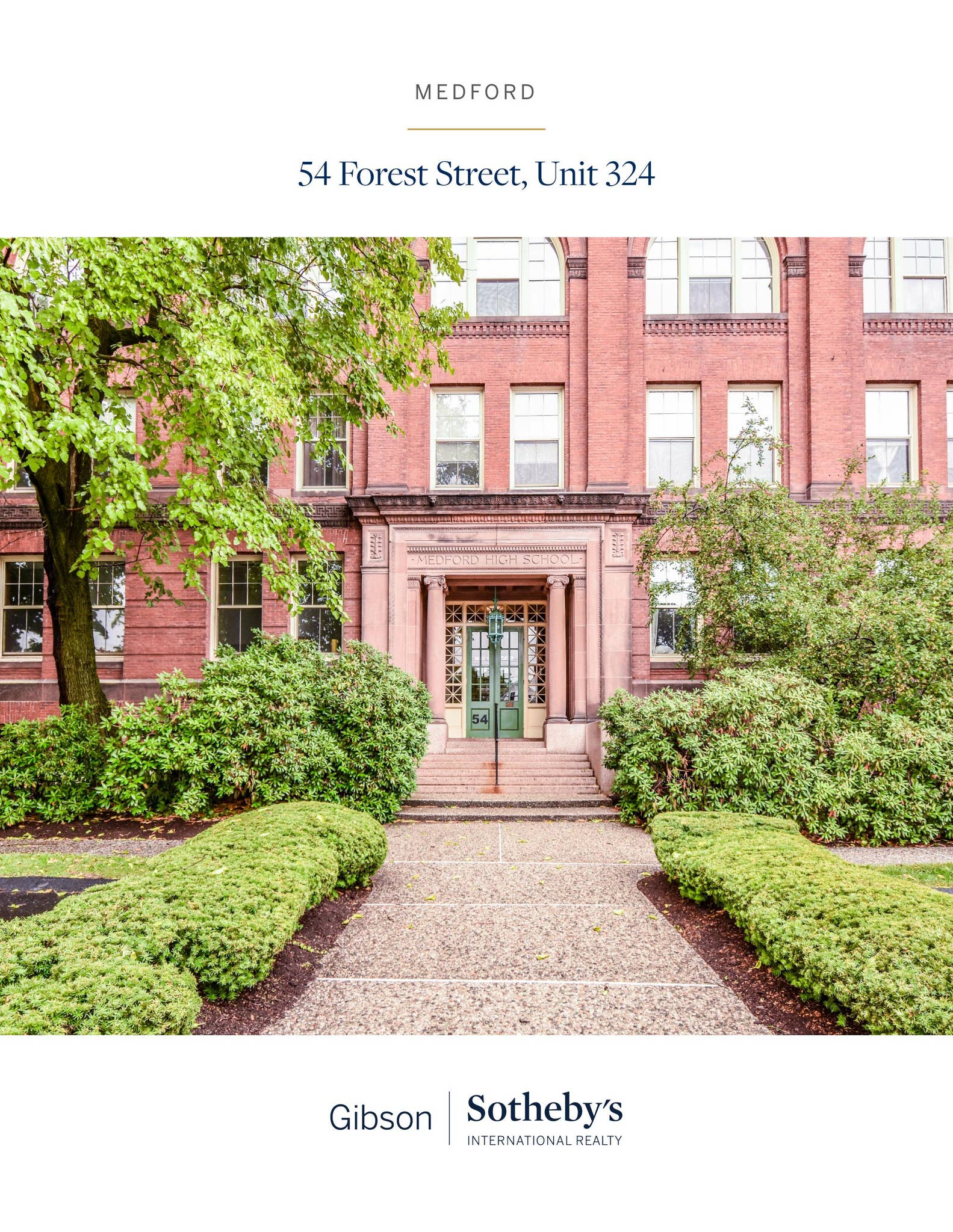 54 Forest Street, Unit 324, Medford by Gibson Sotheby's International ...