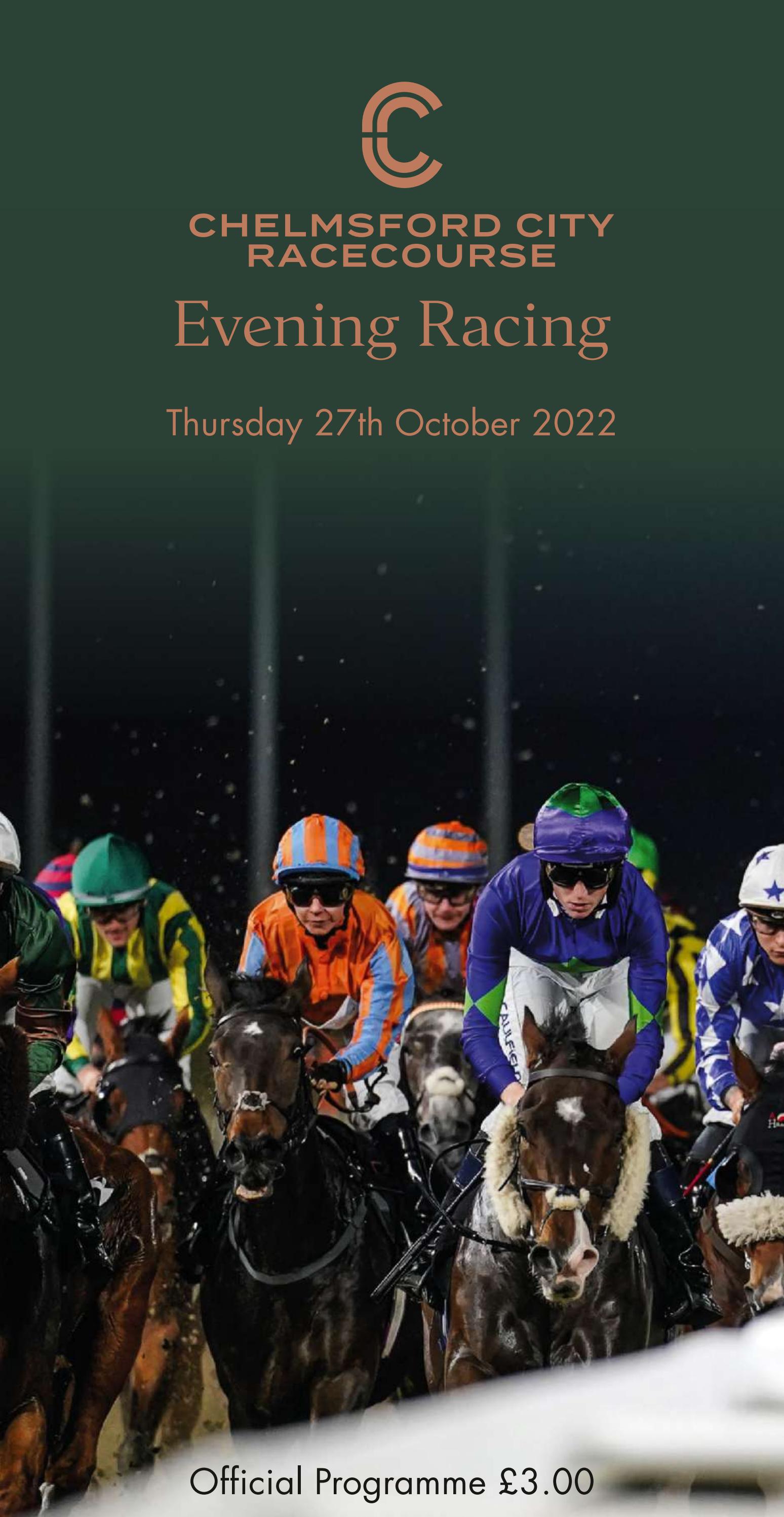 Chelmsford City Racecard - Thursday 27th October by Weatherbys - Issuu