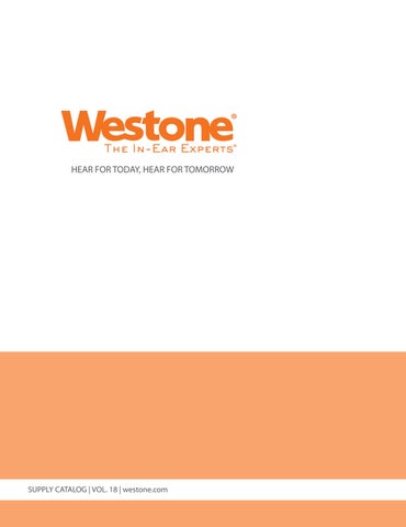 Westone Supply Catalog 2022 by westone_labs - Issuu