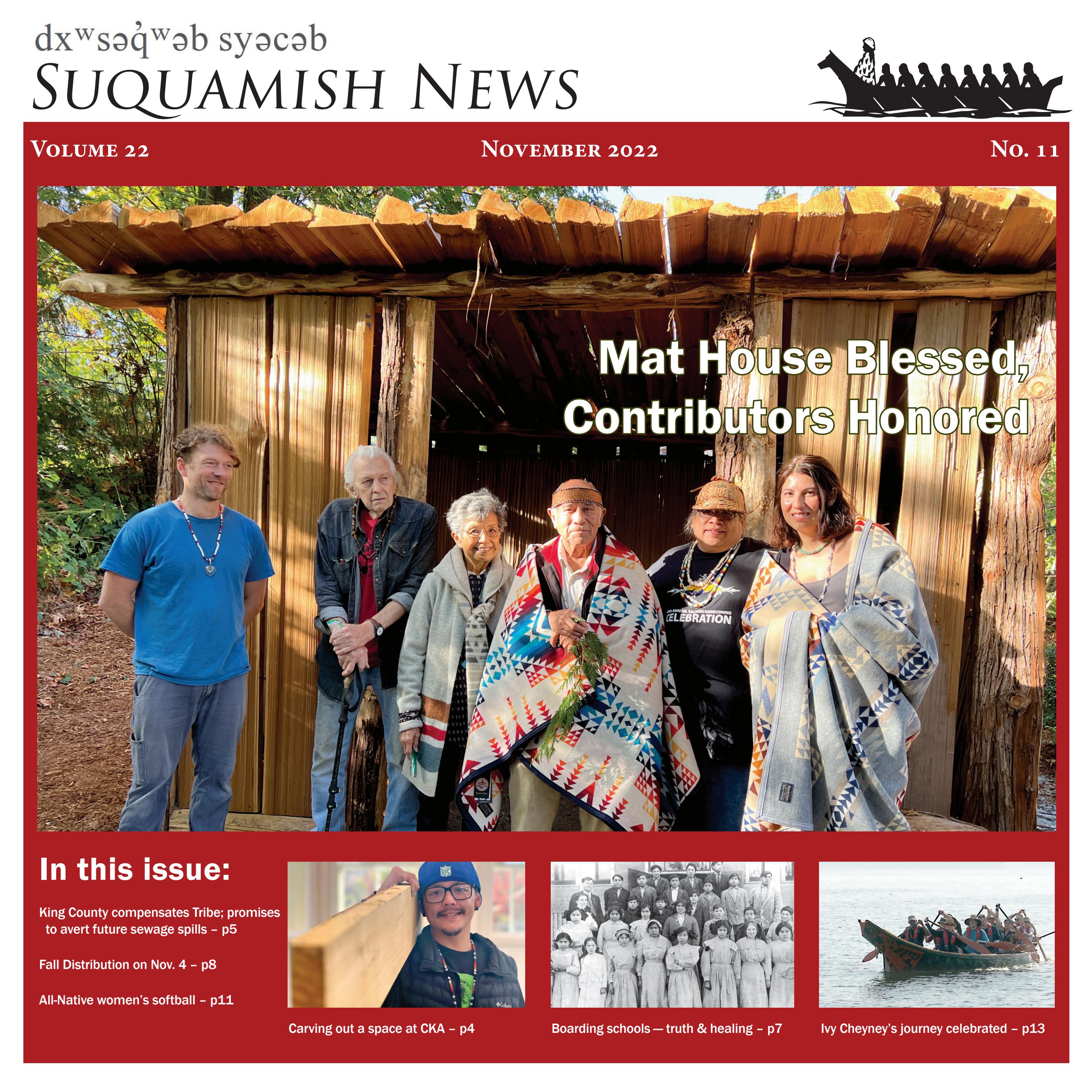 Suquamish News - Nov 2022 by Suquamish Tribe - Issuu