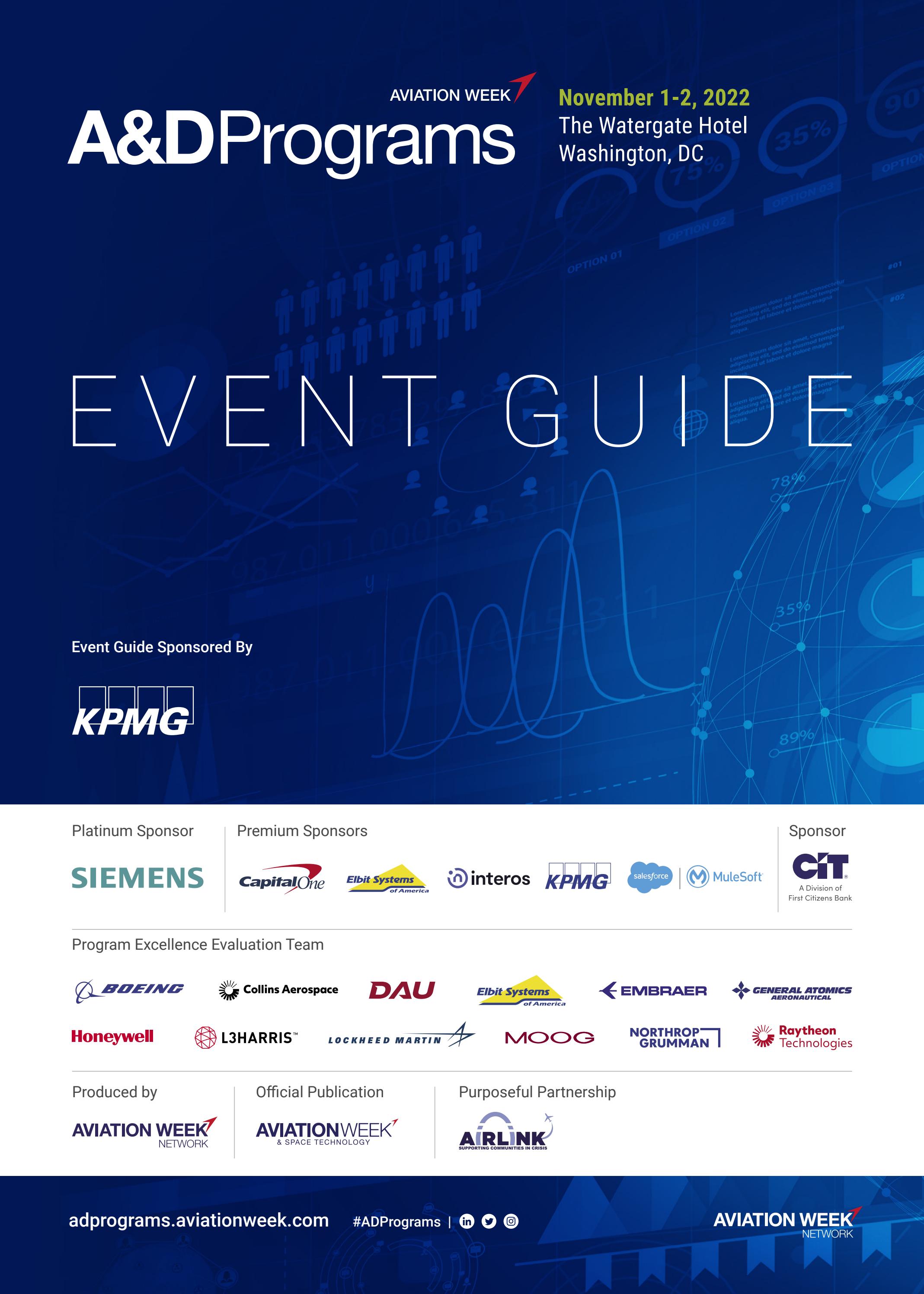 A&D Programs 2022 Event Guide by AviationWeek - Issuu
