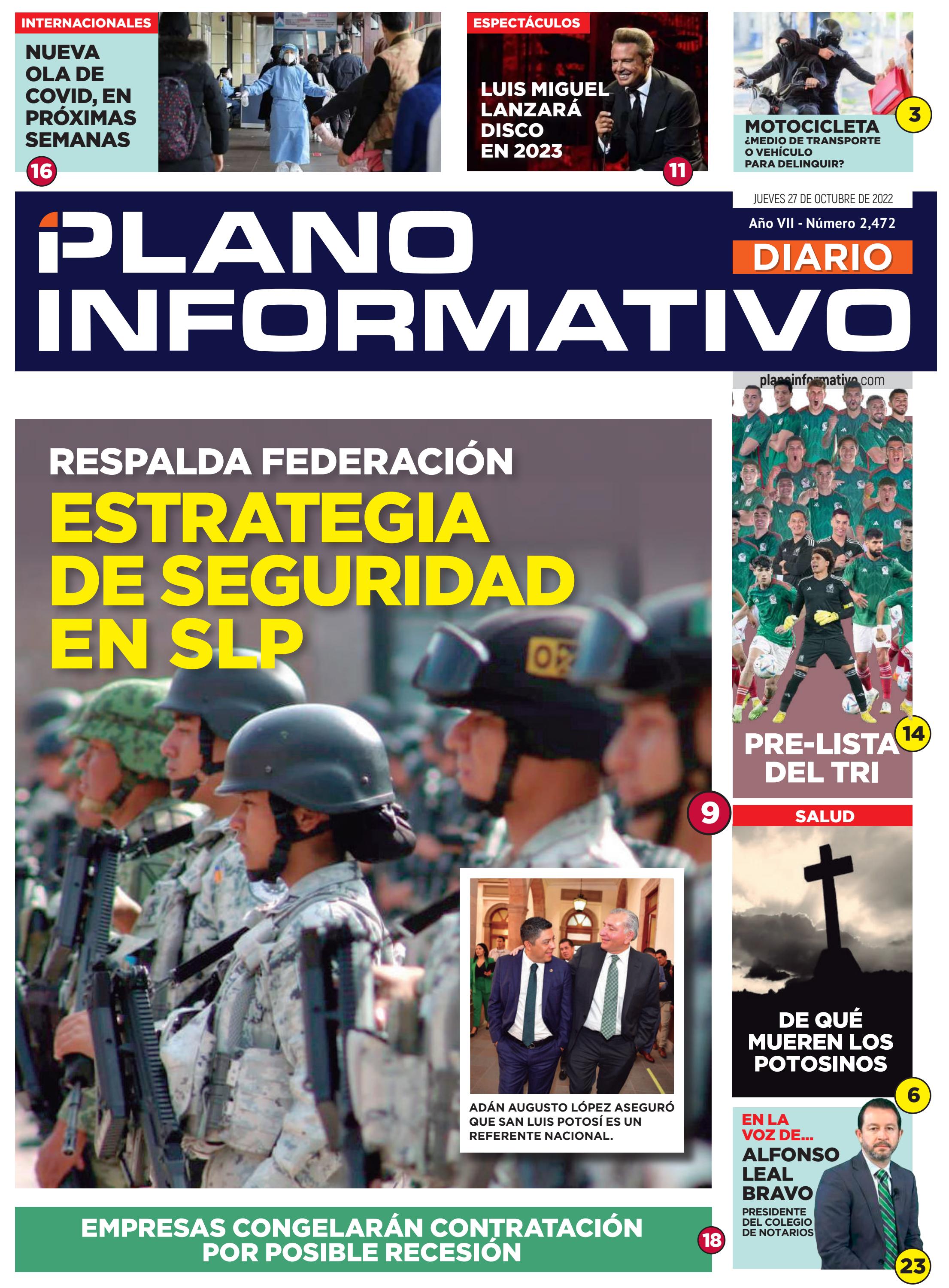 Plano Informativo Impreso, Año 7, No. 2472 by Plano Informativo - Issuu