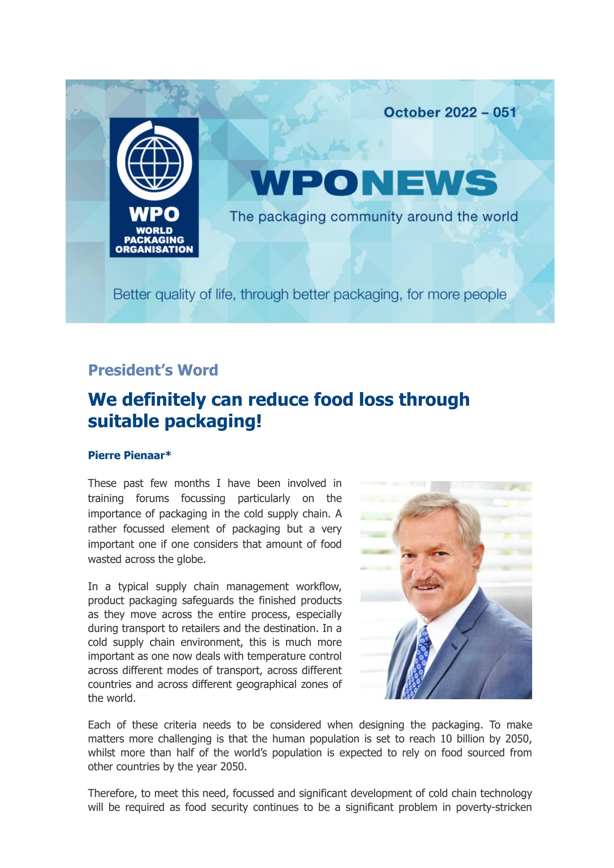 WPO News Issue 51 | October 2022 by Australian Institute of Packaging - Issuu