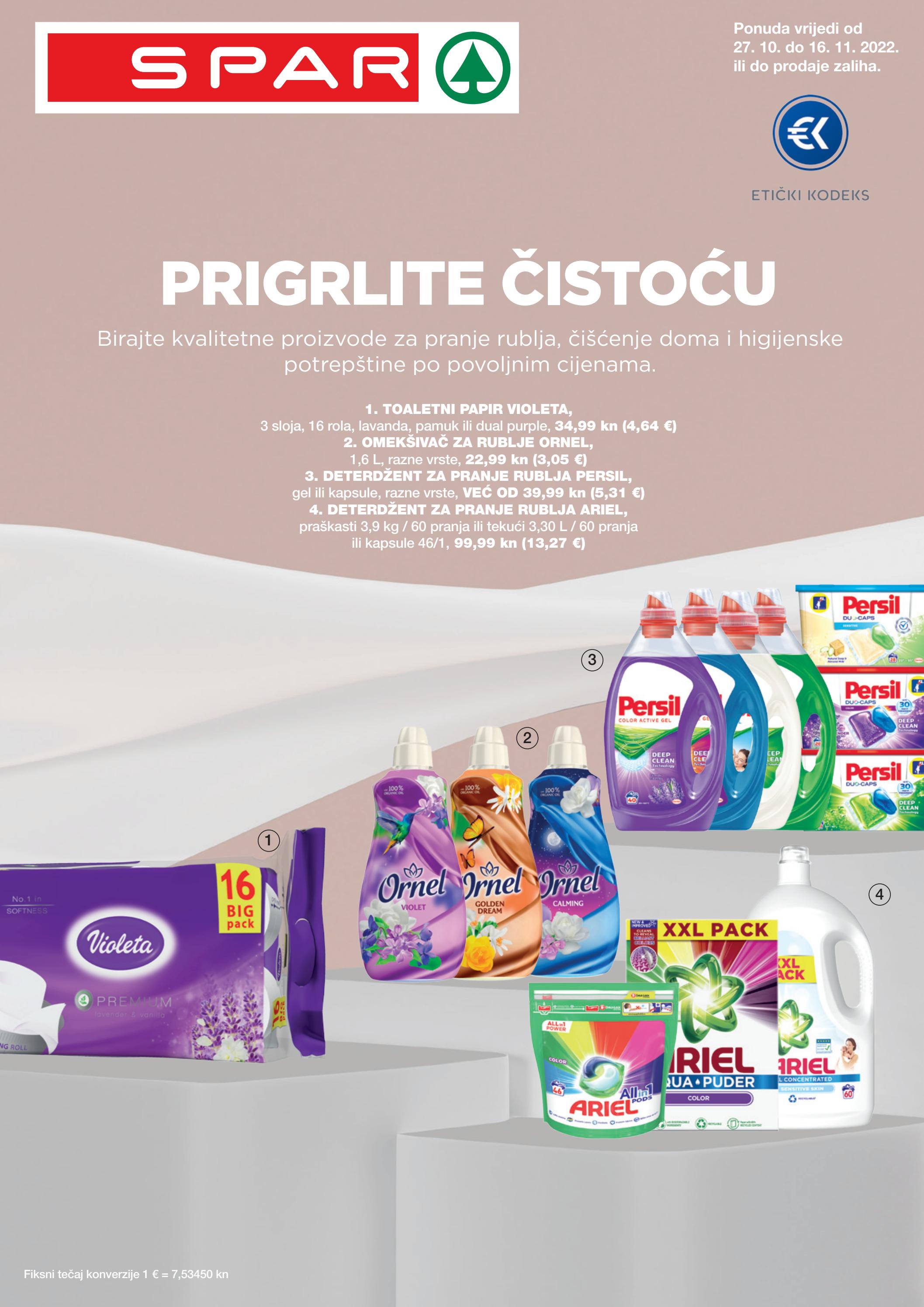 Spar katalog Čišćenje od 26.10.-16.11.2022. by Catalog.hr - Issuu