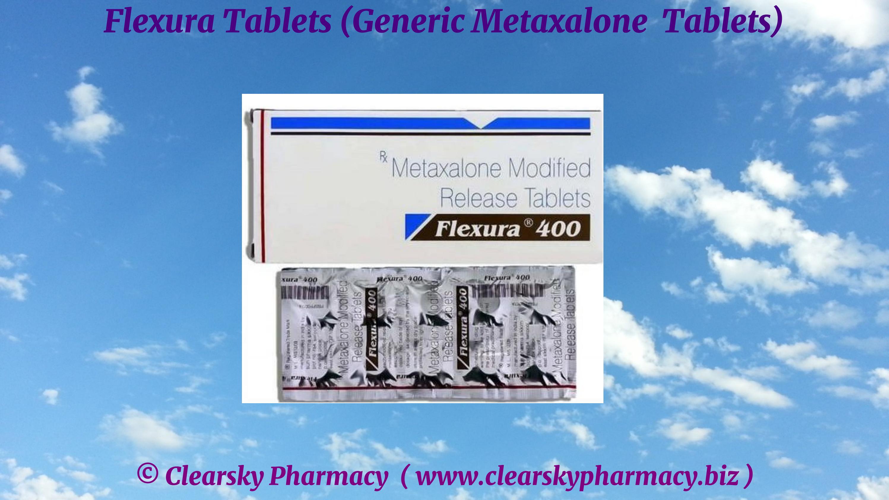 Flexura Tablets (Generic Metaxalone Tablets) by clearskypharma - Issuu