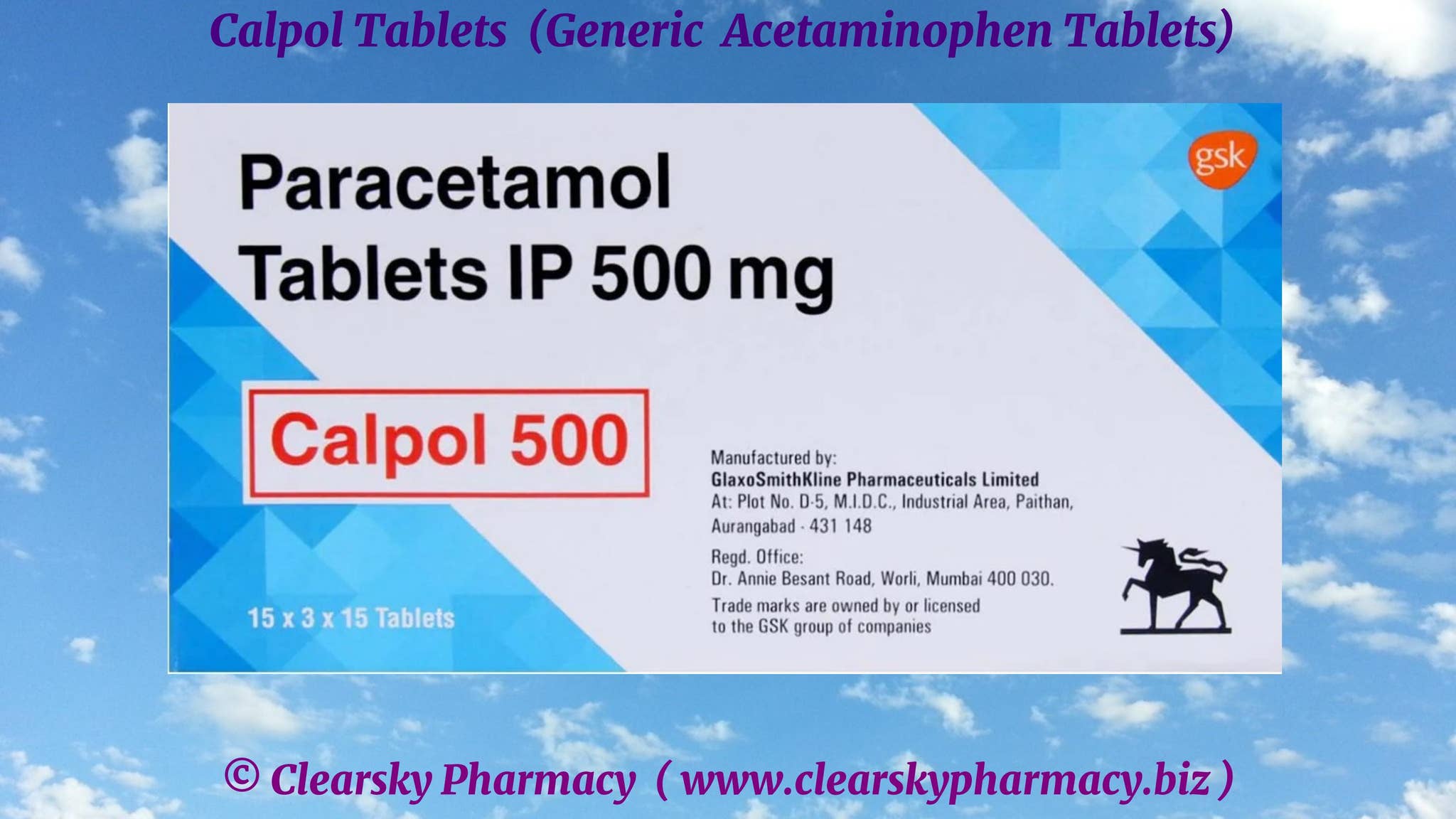 Calpol Tablets (Generic Acetaminophen Tablets) by clearskypharma - Issuu