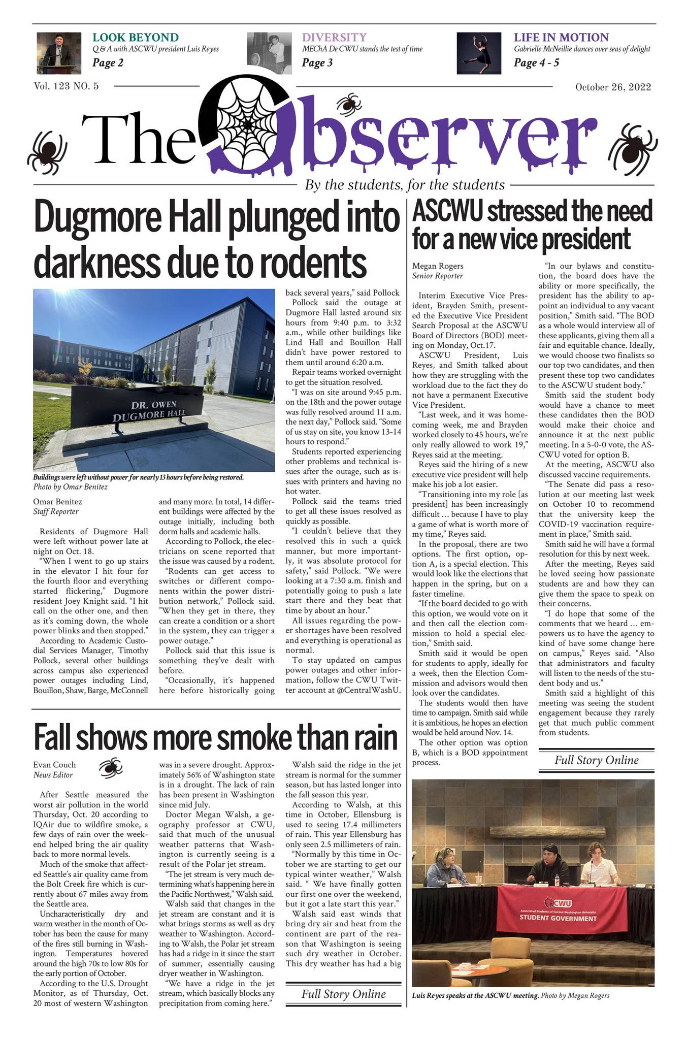The Observer, Fall 2022 - Issue 5 by CWU Observer - Issuu