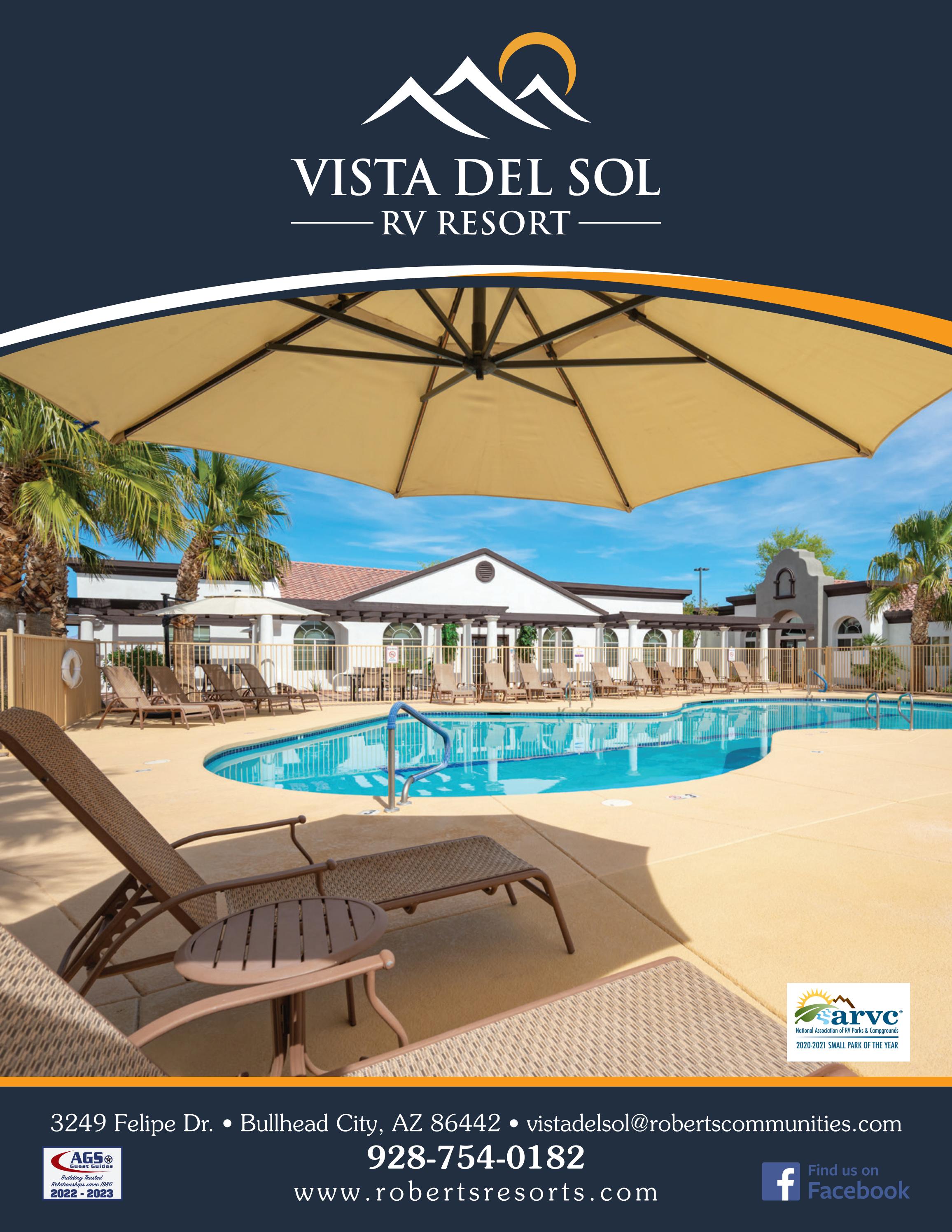 Vista Del Sol RV Resort - Roberts Resorts by AGS/Texas Advertising - Issuu