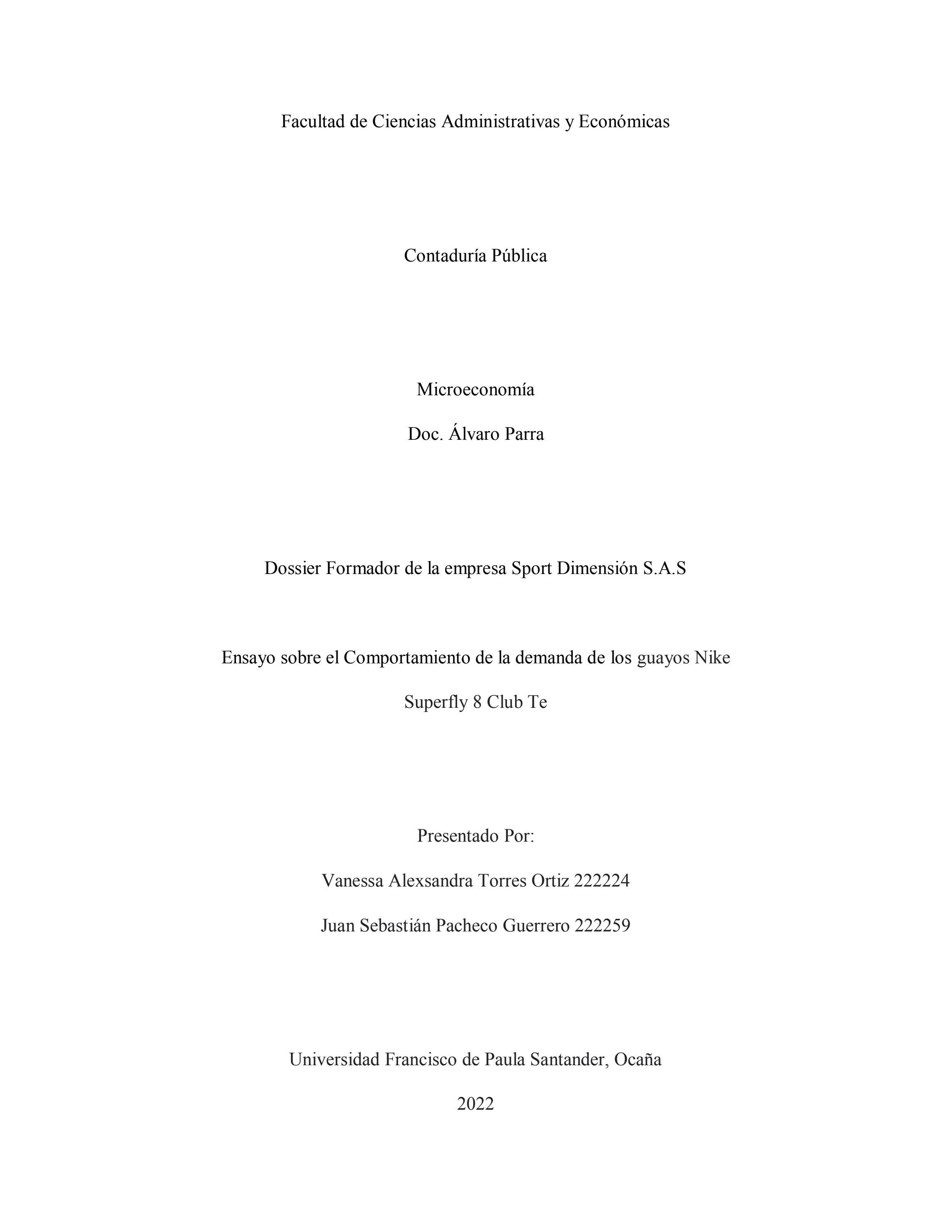 ENSAYO DE MICROECONOMIA by CARLOS MAURICIO PALENCIA DIAZ - Issuu